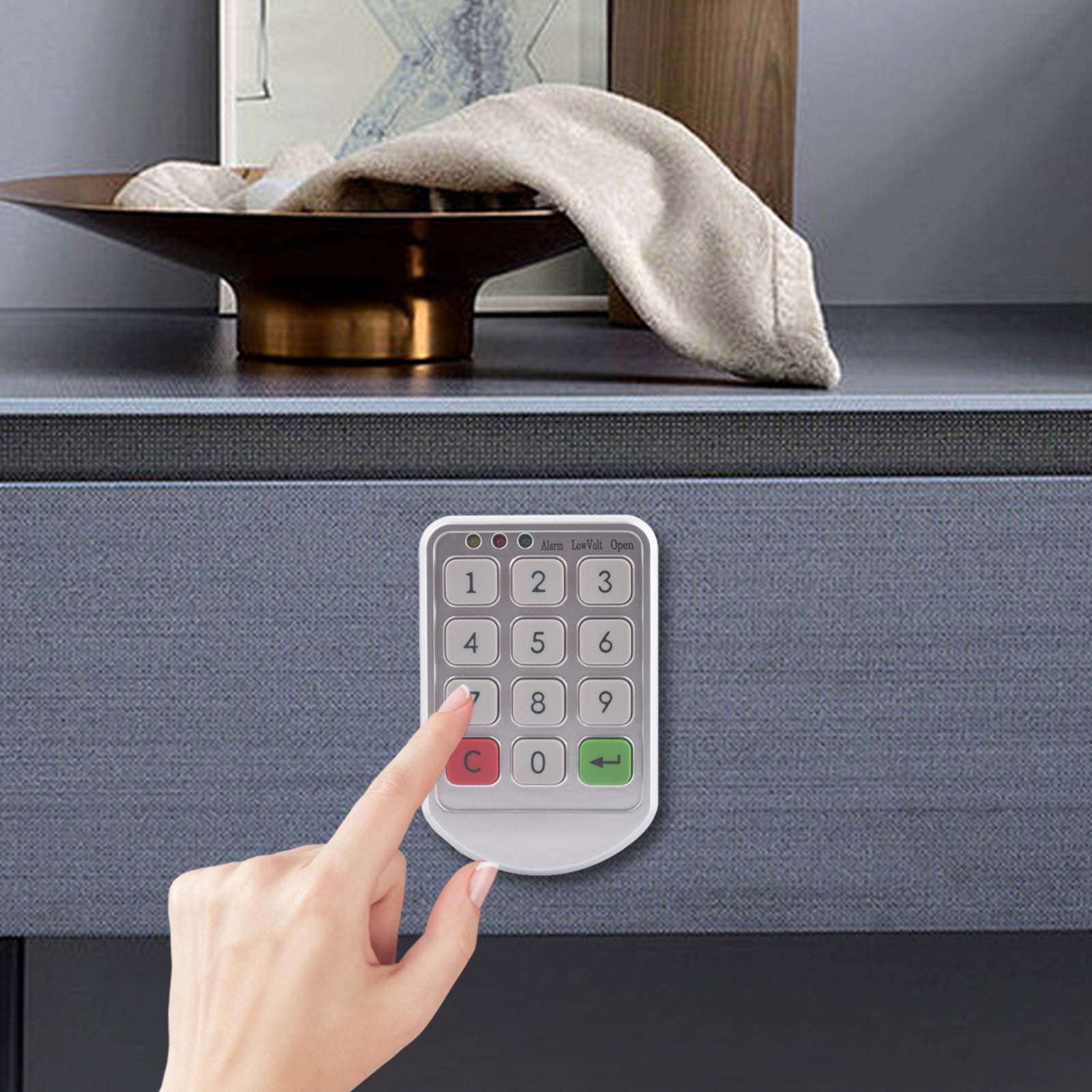 PTJKU Smart Electronic Cabinet Lock Set, Box Furniture Drawer Lock ...