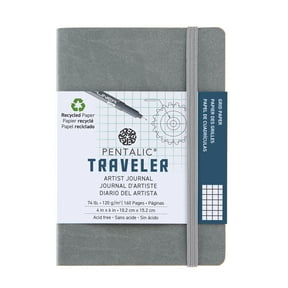 Pen+Gear Stone Paper Journal, 160 Pages, Lined, Durable Cover, Gold ...
