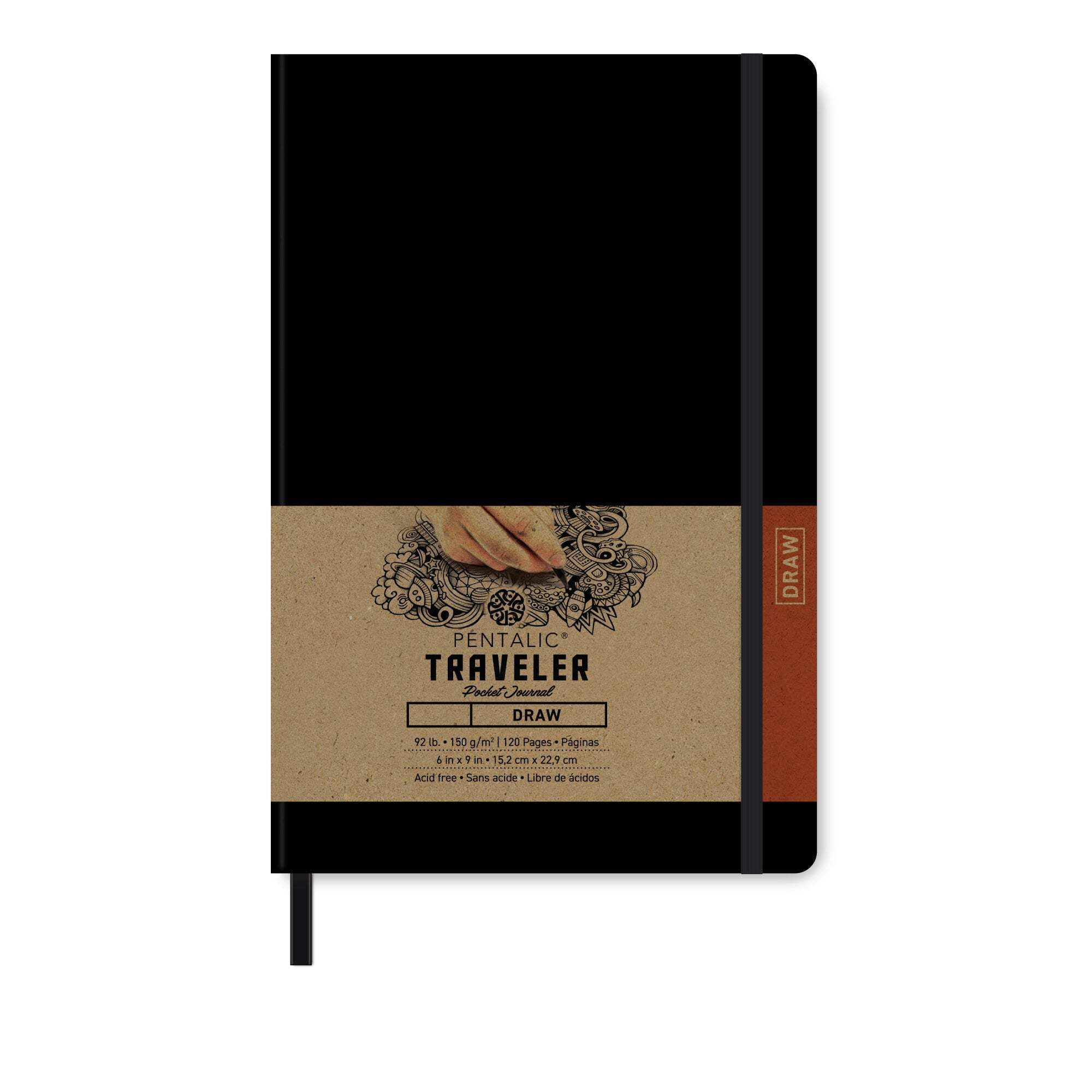 Pentalic Traveler Pocket Journal - Draw - Walmart.com