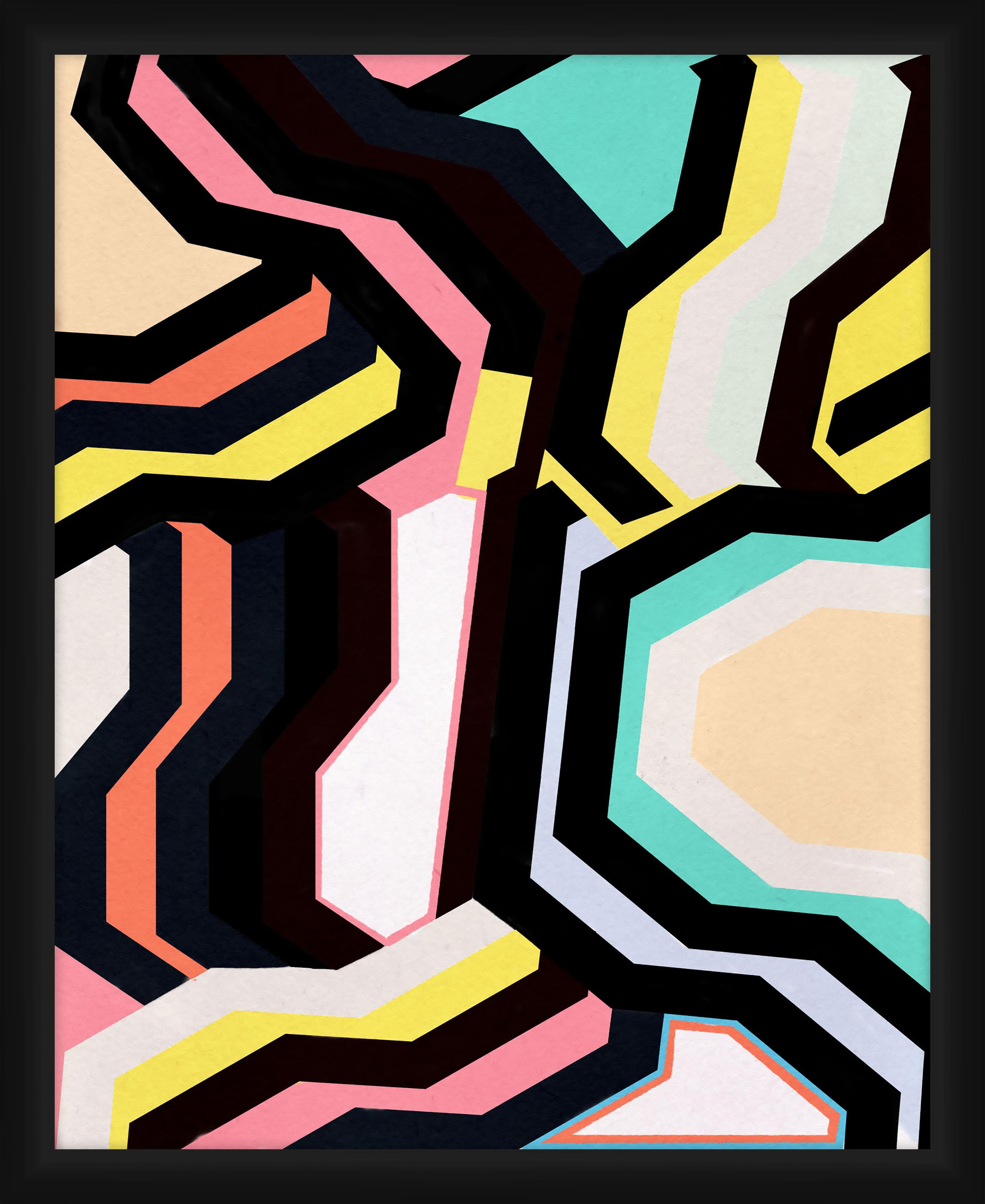 PTM Images Graphic Prints Abstract Framed Art Prints - Walmart.com