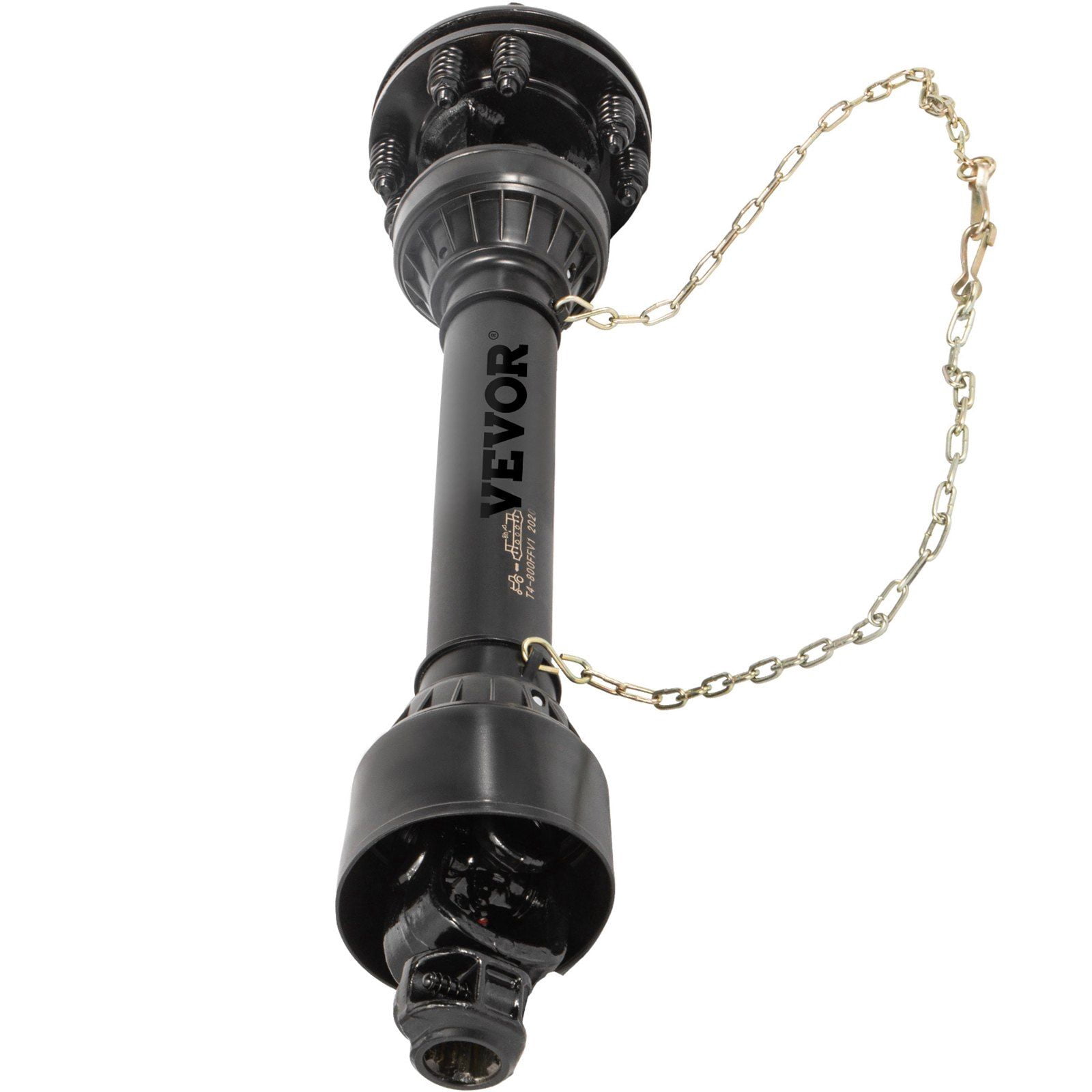 PTO Driveline Shaft for Agricultural Implements, 1-3/8" 6 Spline, Fits ...