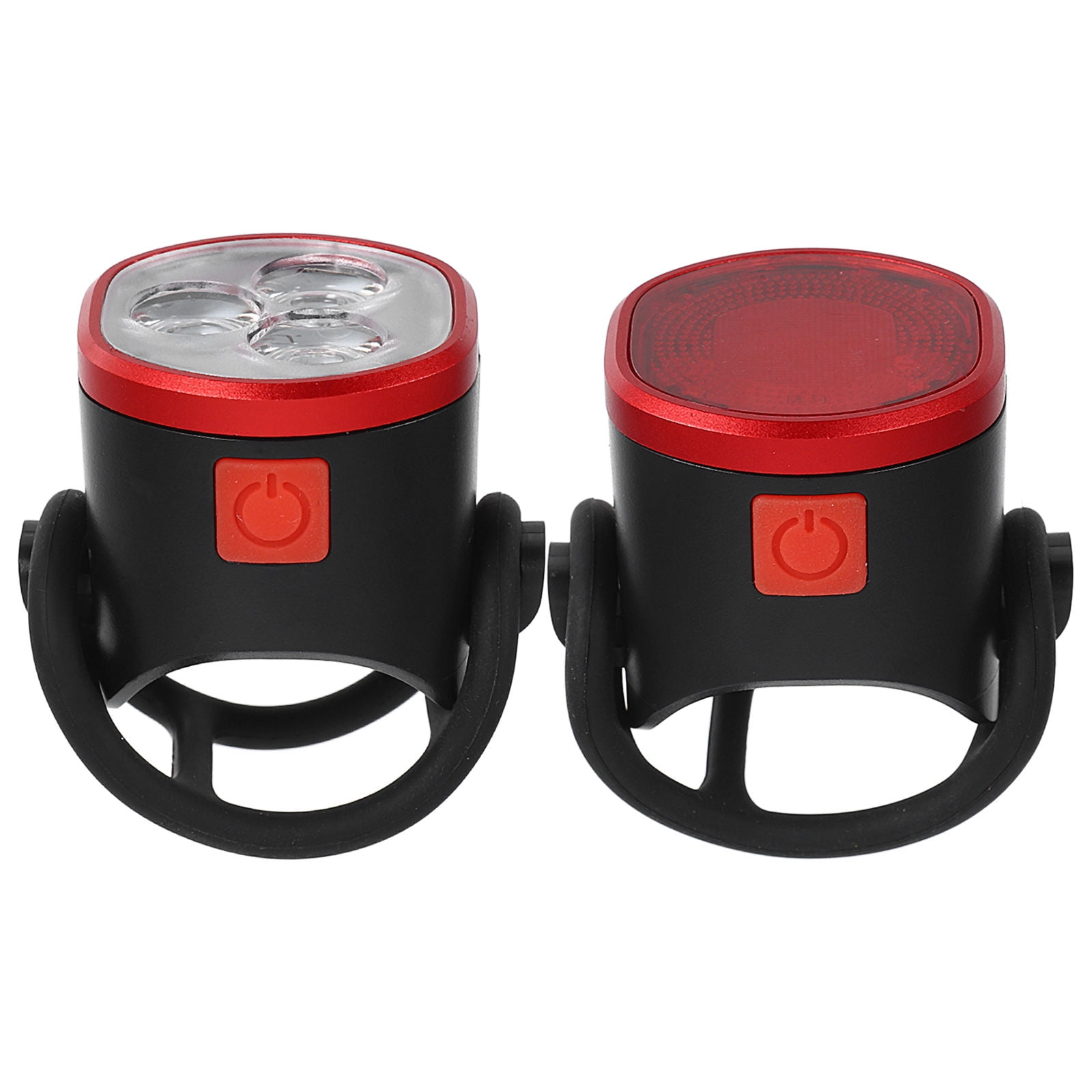 PTOOTP 1Set USB Rechargeable Cycling Bike Lights with High Brightness ...