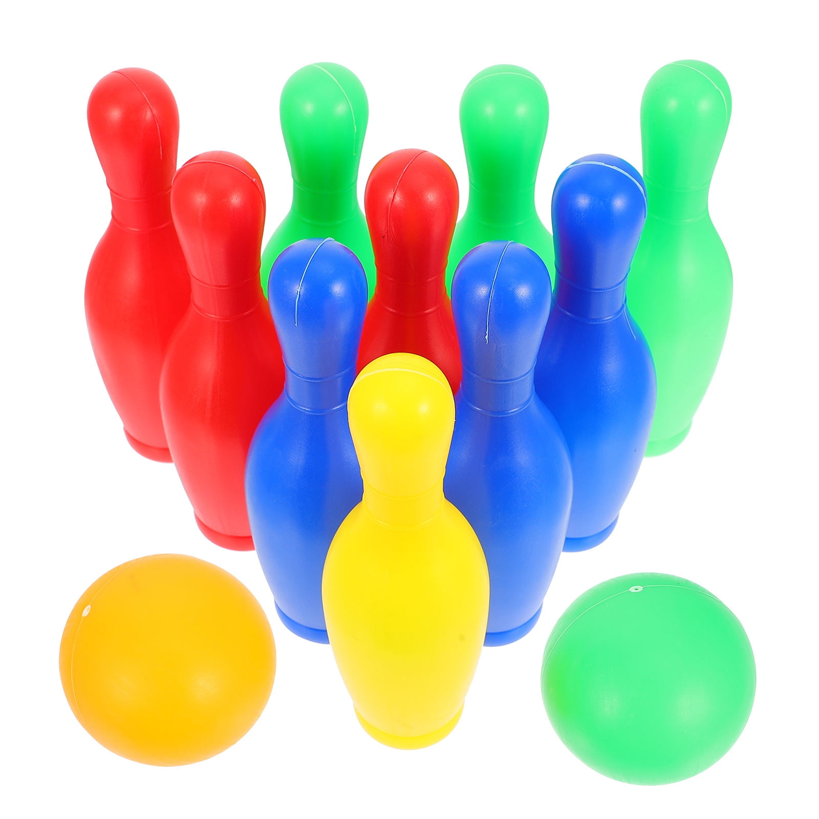 PTOOTP Plastics Bowling Set Assorted Color PE 1 Set - Walmart.com