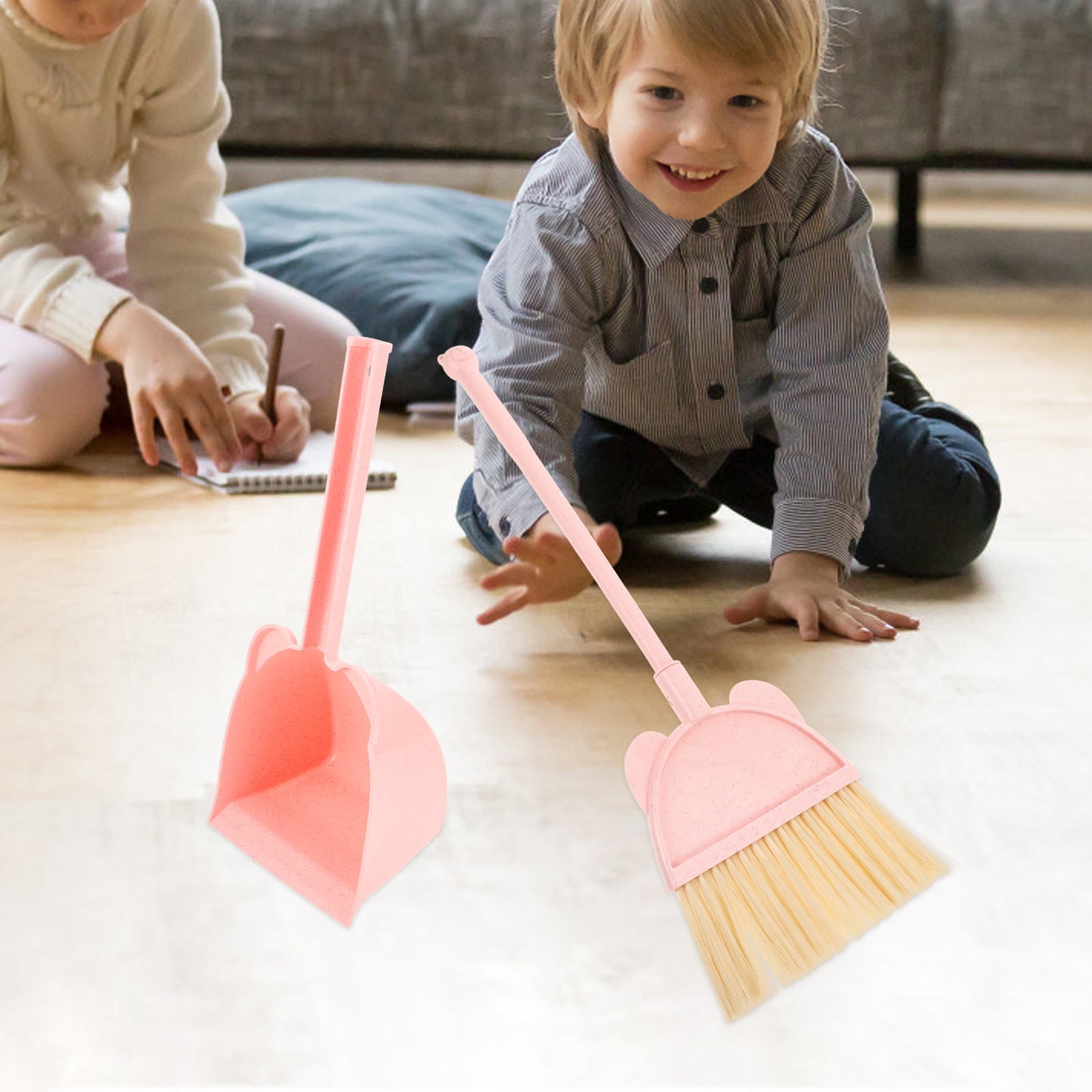 PTOOTP Child's Broom and Dustpan Set, Plastic, and , Perfect for Kids ...