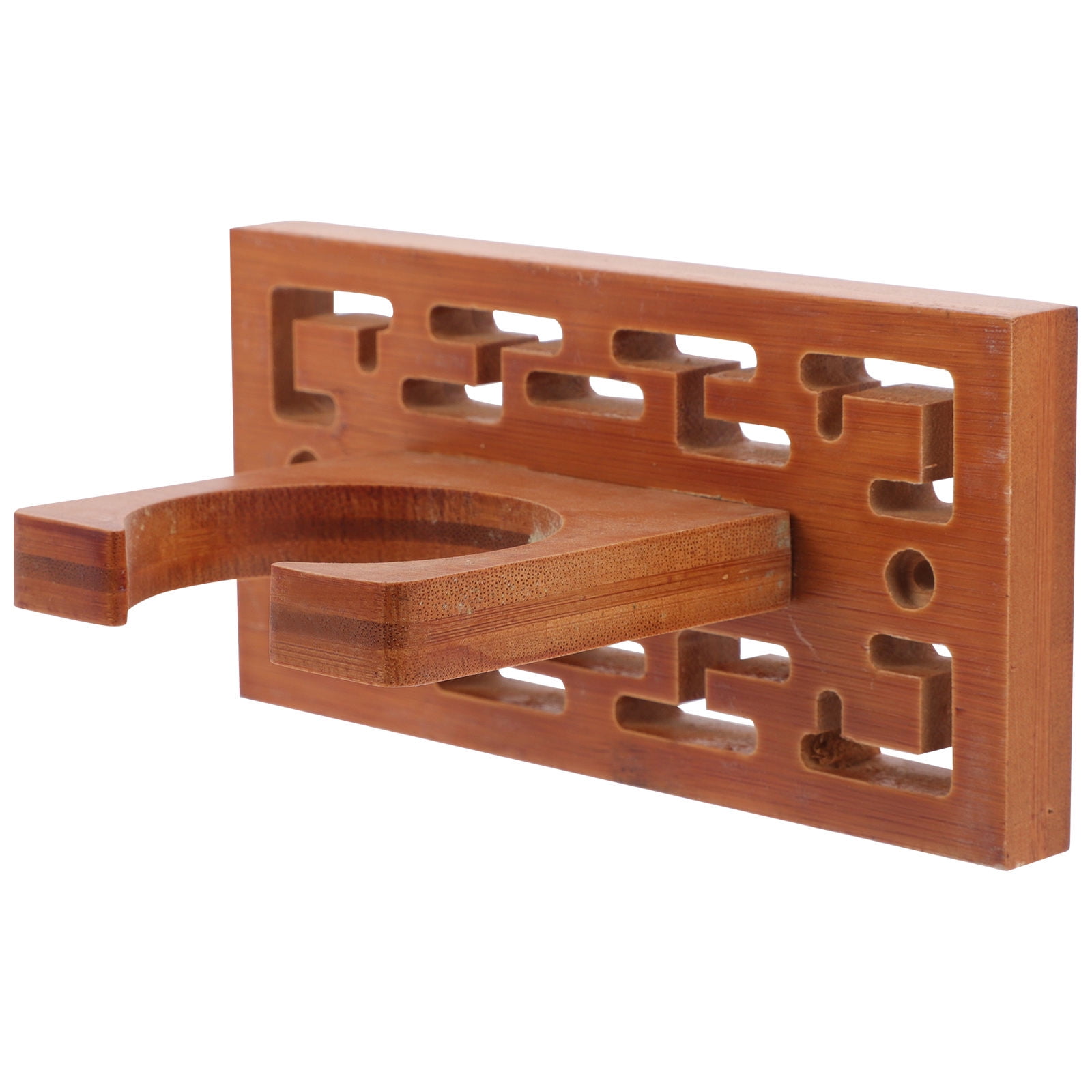 PTOOTP 1Set Stable Wood Instrument Wall Hook Brown for Ukulele and Erhu ...