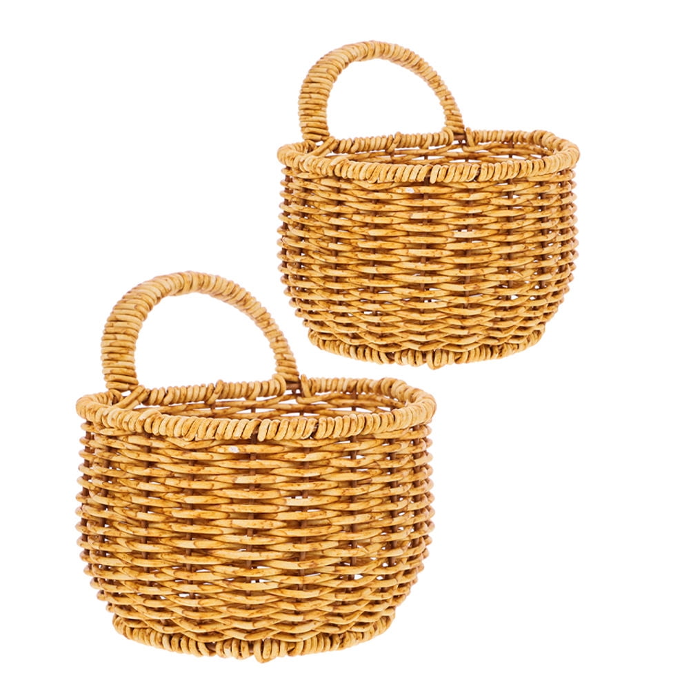 PTOOTP 1 Set Kitchen Wall Storage Woven Basket for Efficient Air ...