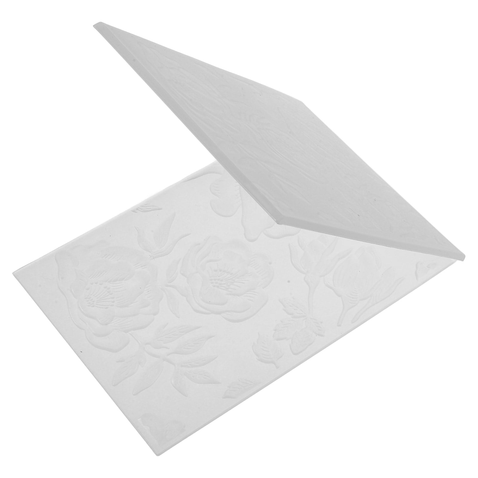 PTOOTP 1 Set Letter Embossing Folder Rectangular Shape Transparent ...