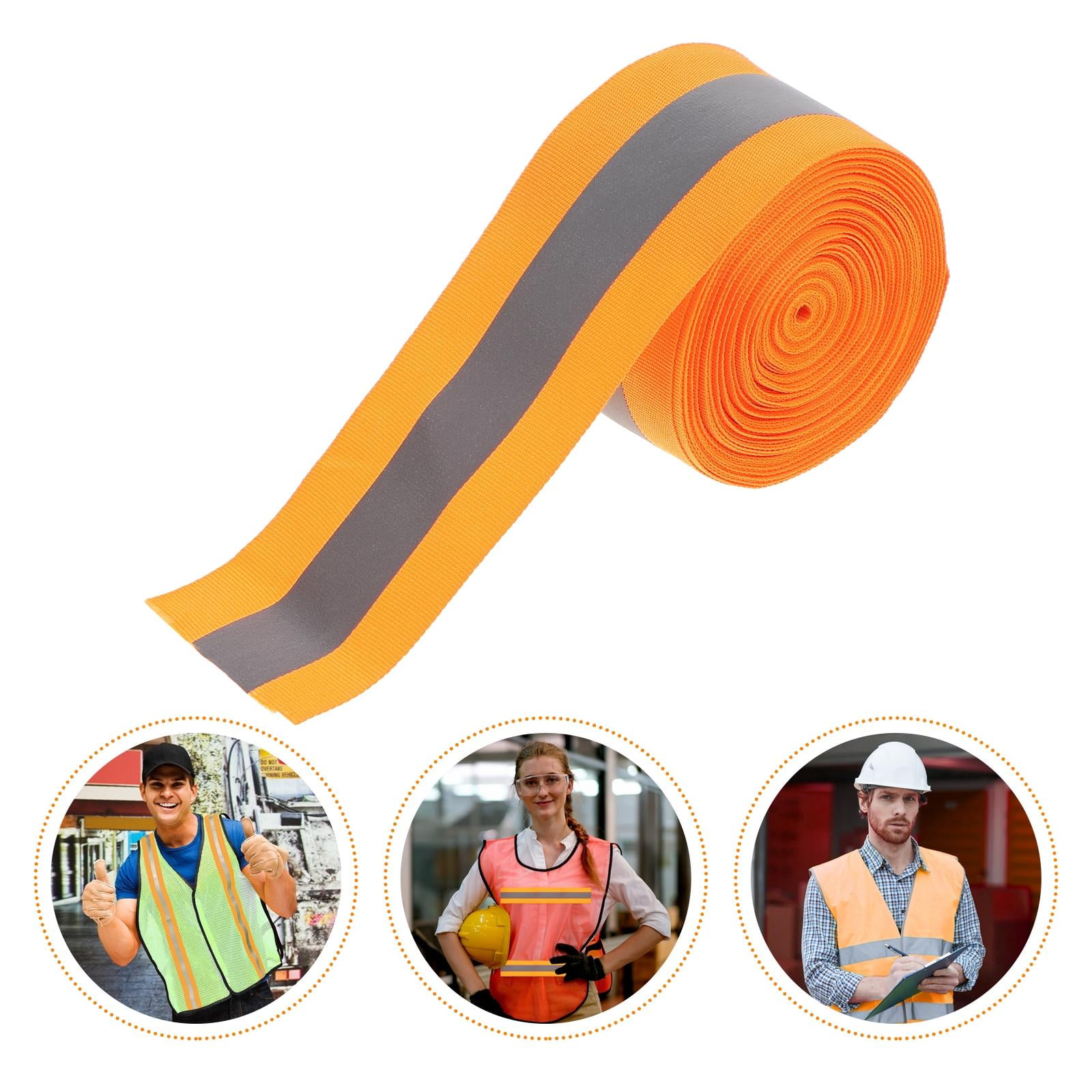 PTOOTP Reflective Webbing Orange Safety Reflective Strips 1 Set 393x1 ...