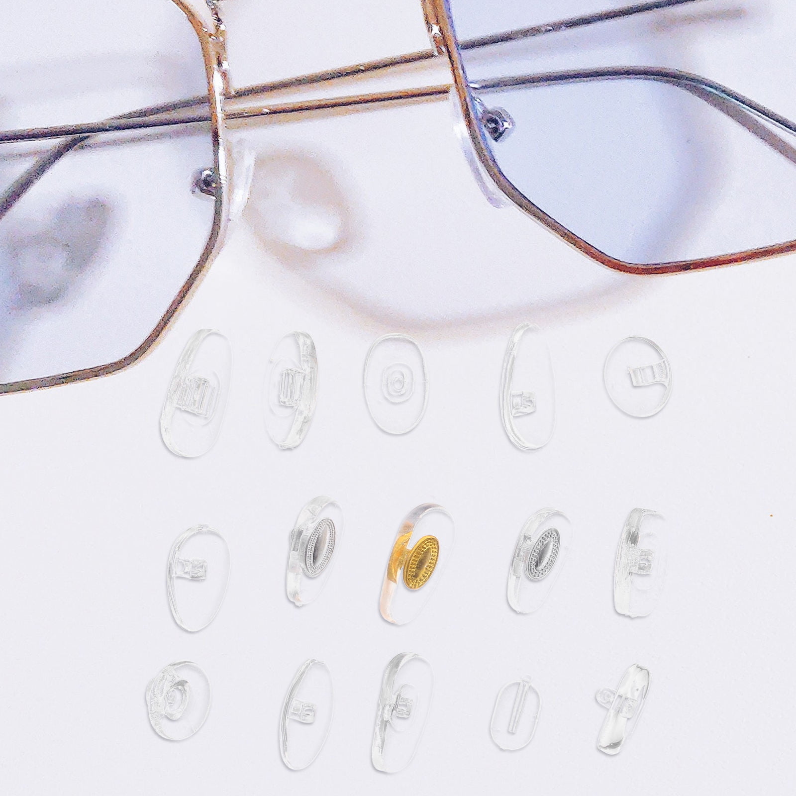 PTOOTP Nose Pad For Glasses Eyeglass Nose Pads Soft Cushion Pressure ...