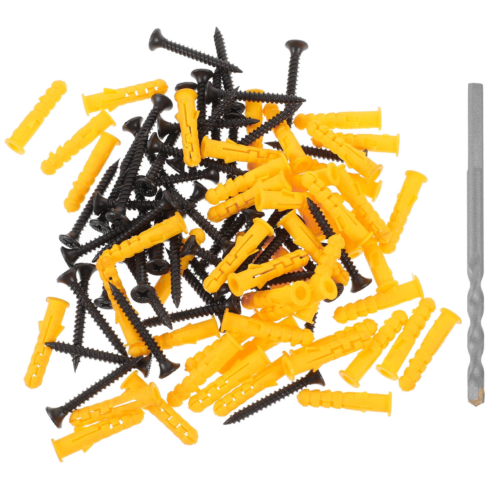 PTOOTP 1 Set Wall Anchor and Screw Kit Assorted Color for Gypsum Board ...