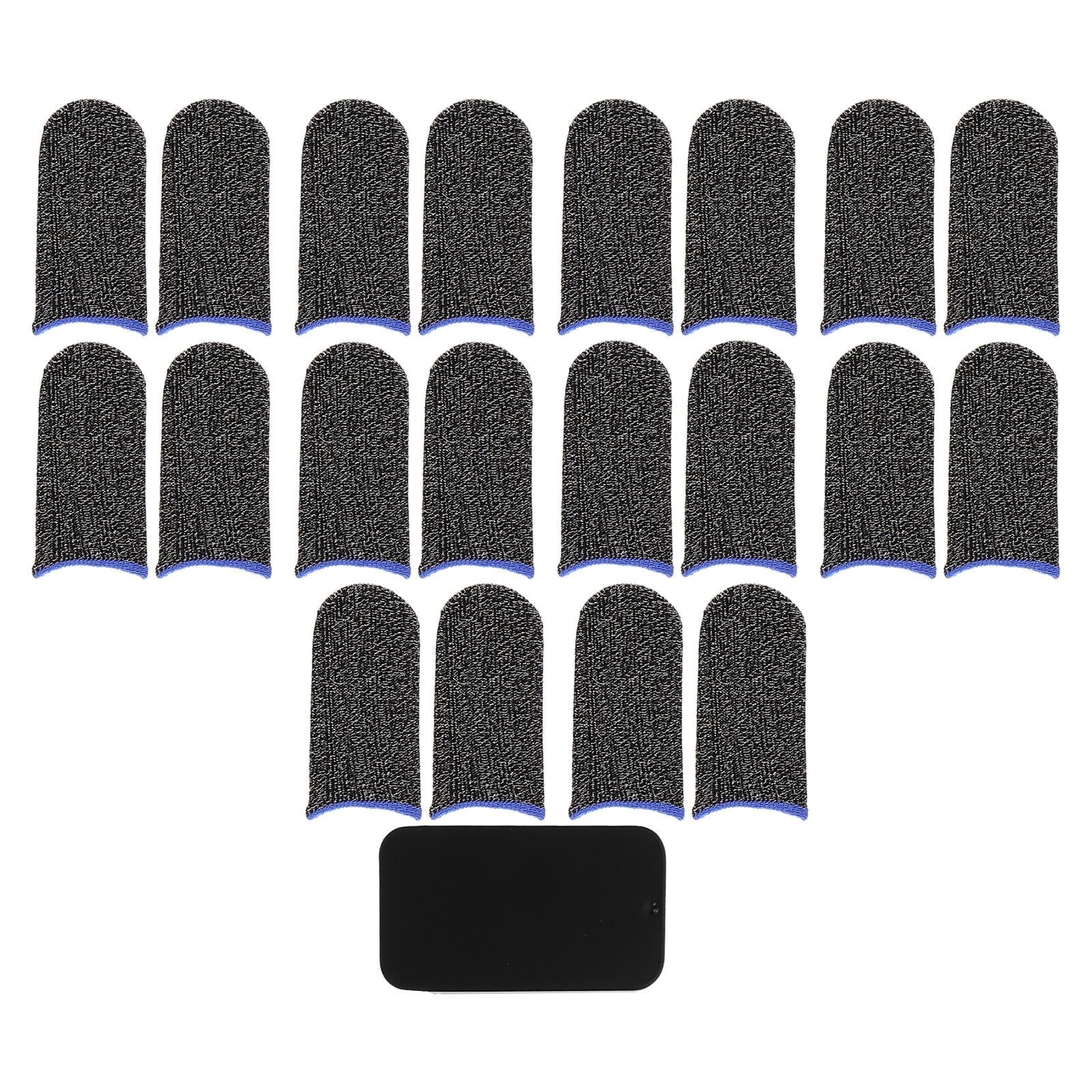 PTOOTP Gaming Finger Caps Fiber for Gamers 10 Pairs 1 Storage Box ...