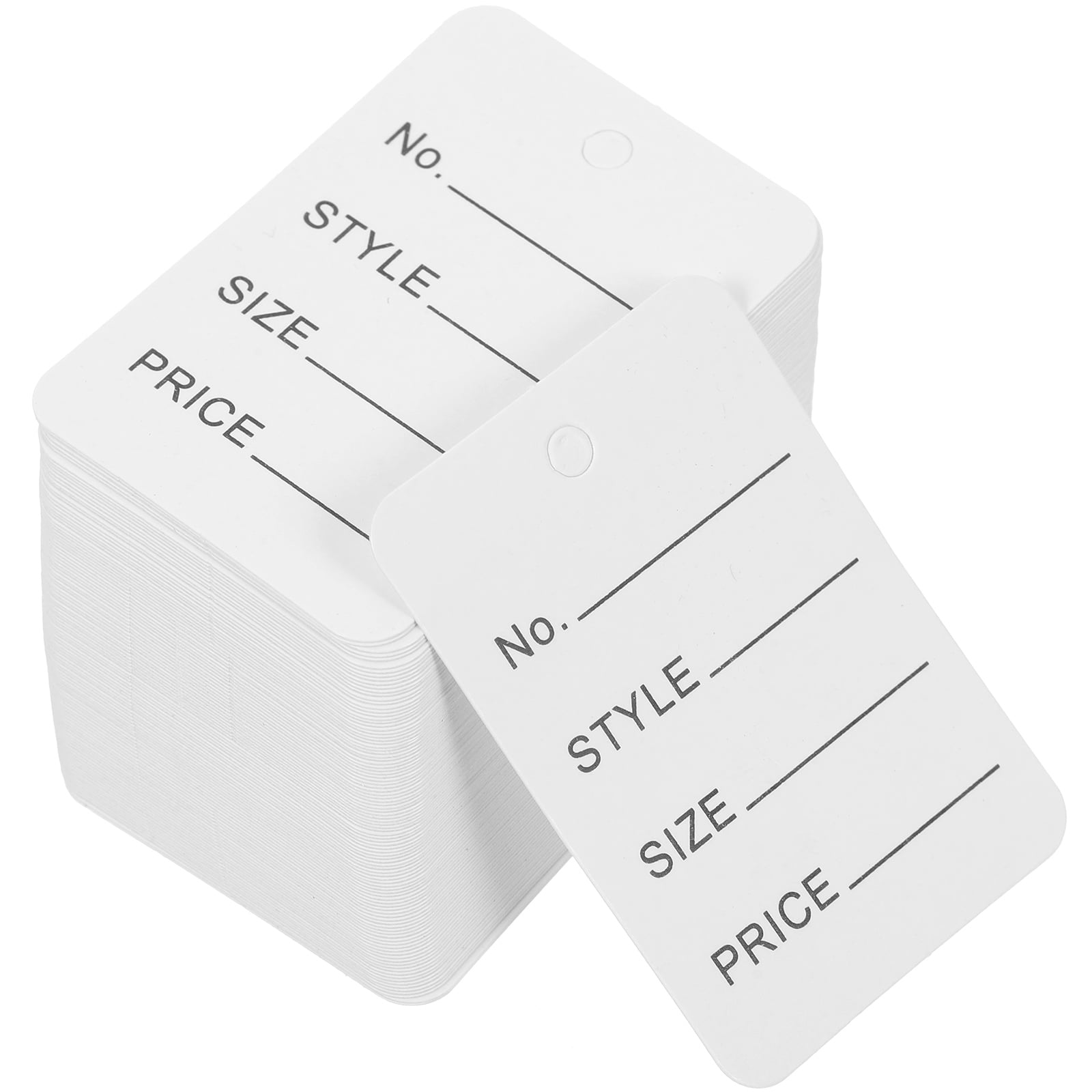 PTOOTP 1000Pcs Marking Price Tags for Merchants Clothes Tags White ...