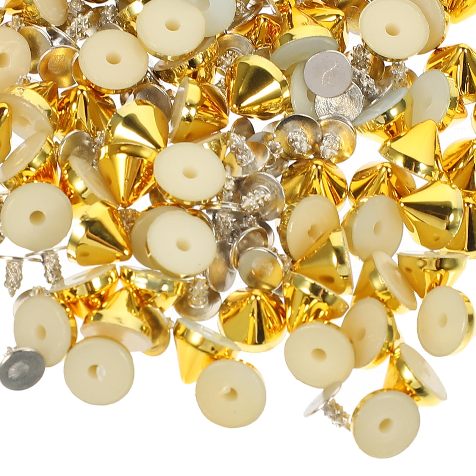 PTOOTP 100Pack Yellow Spiked Rivet Studs for DIY Crafts and Leather Projects - Walmart.com