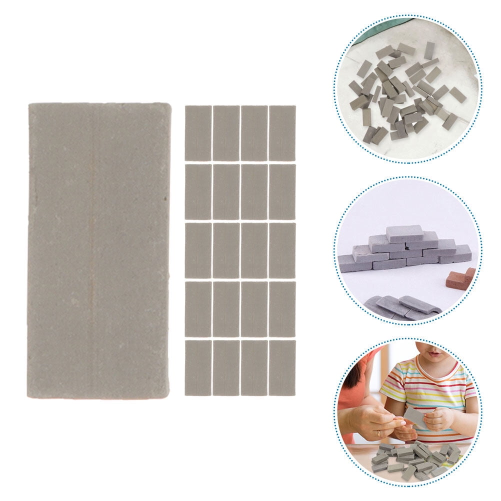 PTOOTP 100Pcs Stackable Bricks Models for Miniature Scene and ...