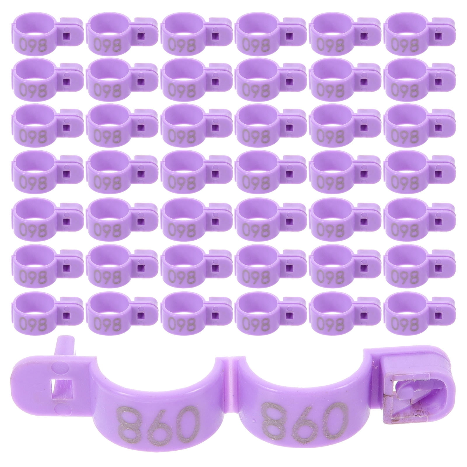 PTOOTP Chicken Leg Rings for Easy Identification and Marking 100Pcs ...