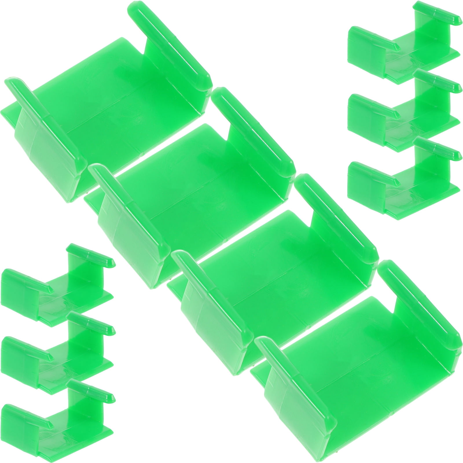 PTOOTP 10Pack Green Plastic Train Track Fixator For Securing Toy Train ...