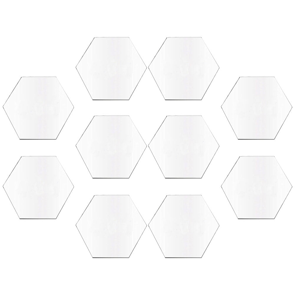 PTOOTP Hexagonal Clear Acrylic Sheets for Craft Making, Decorations ...