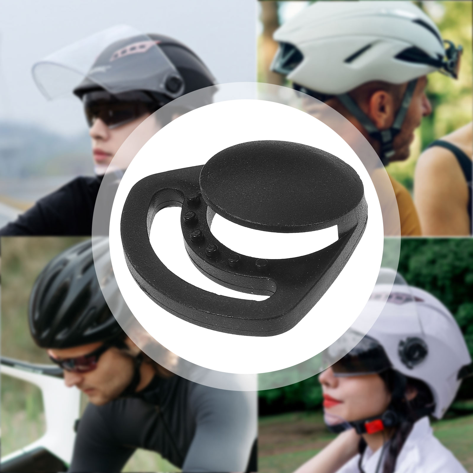 PTOOTP 10Pcs Black Abs Hard Hat Chin Strap Buckles for Easy and Secure ...