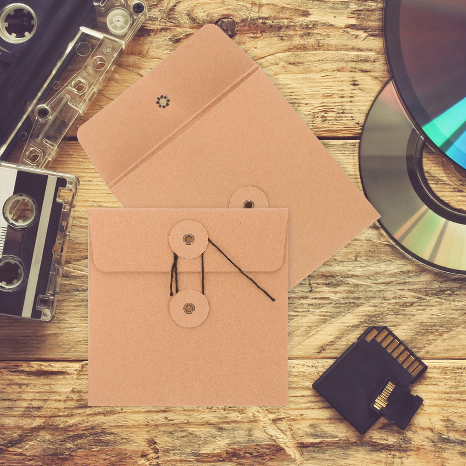 PTOOTP 10Pcs CD Paper Sleeves for DVD Protection and Use in Daily Life ...