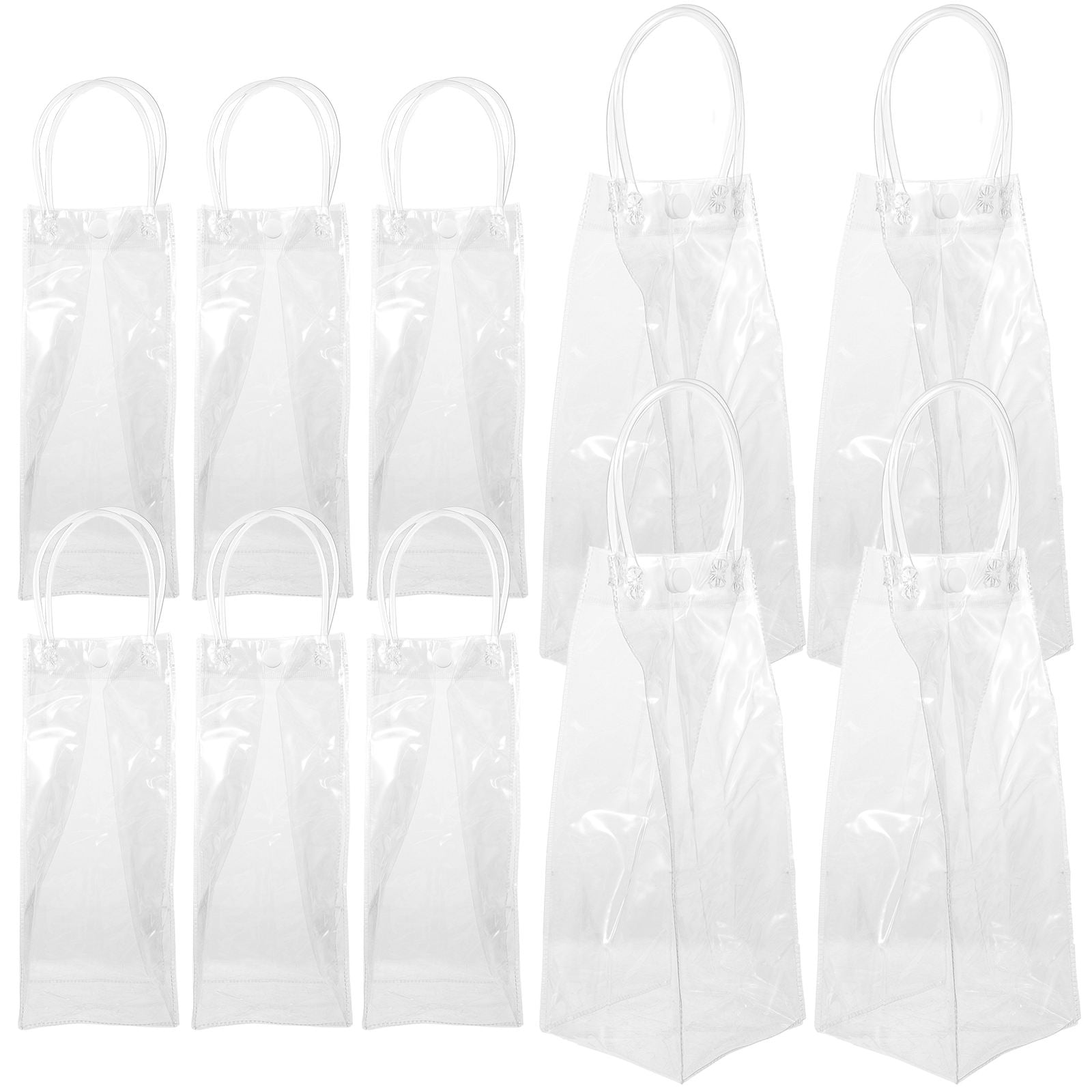 PTOOTP Wine Accessory Transparent Bags 10PCS - Reusable Clear Wine ...