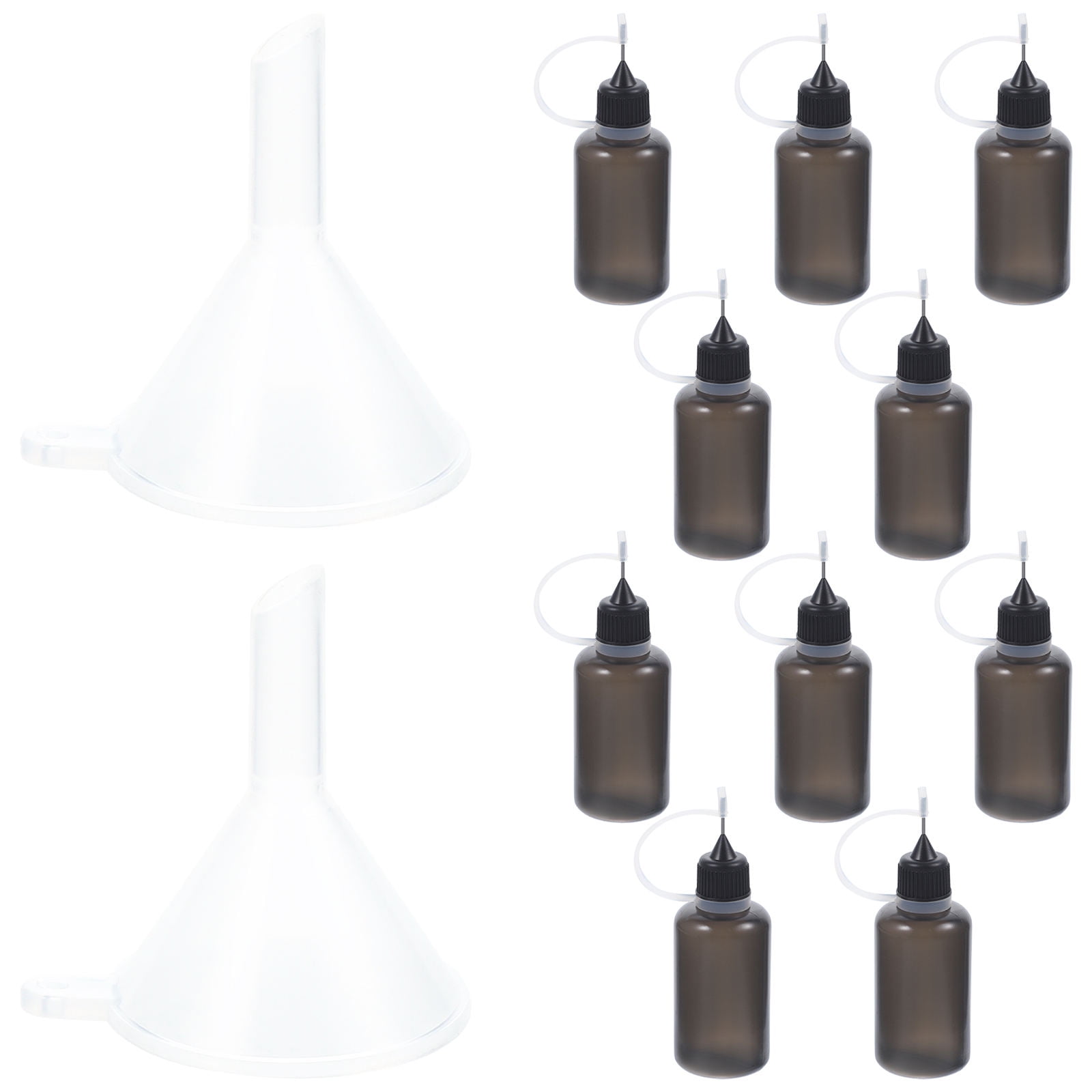 PTOOTP 10pcs Precision Tip Glue Applicator Bottles Prevent Drying for Craft Projects - Walmart.com