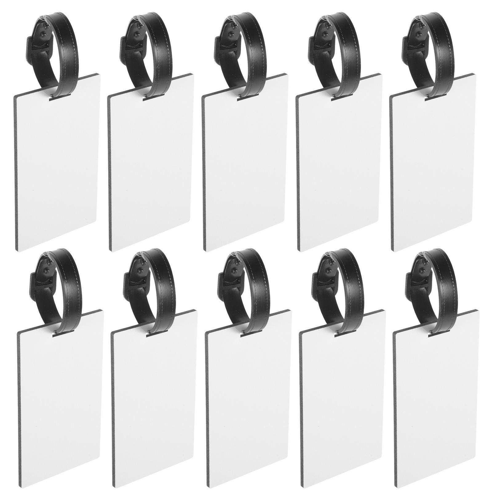 PTOOTP 10Pcs Diy Luggage Tags for Suitcases Heat Transfer Technology ...