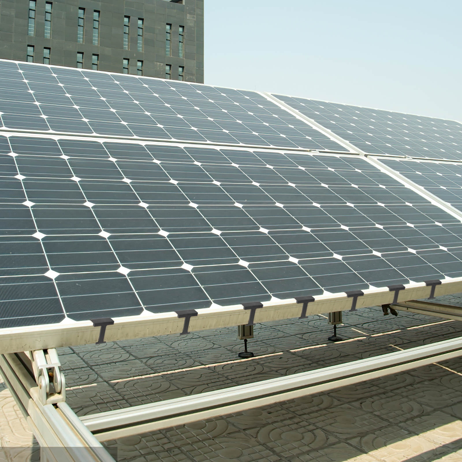 PTOOTP Solar Panel Water Drain Clip ABS Black 10Pcs - Walmart.com