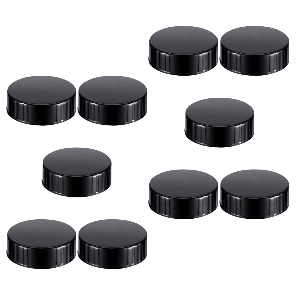 PTOOTP Non-Metallic Bottle Caps Round Resin Plastic 10Pcs 1.6X0.6In ...