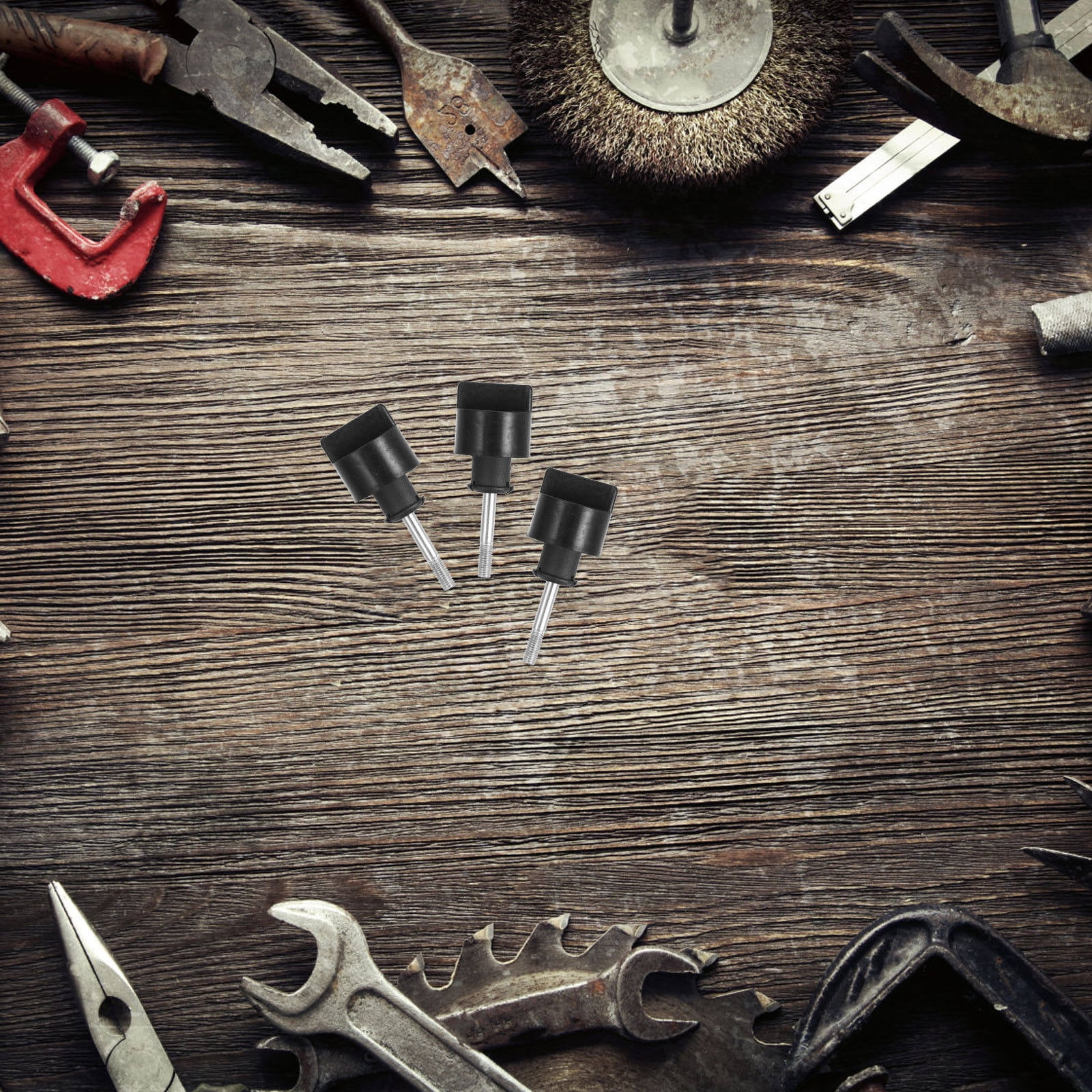 PTOOTP Black Chainsaw Lock Nuts 10 Pcs Secure Fastening for Filter ...