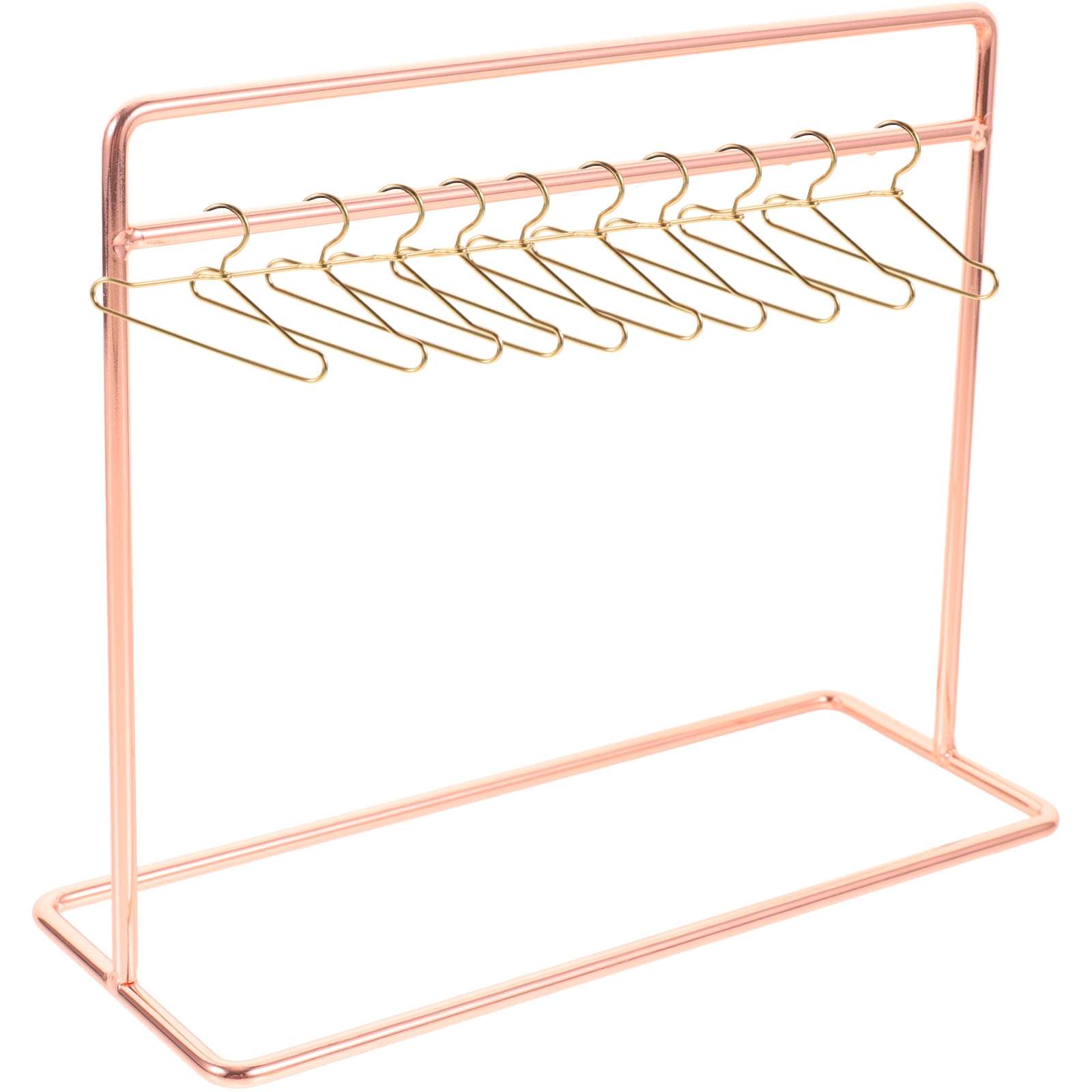 PTOOTP 11Pcs Mini Hanger for Doll Clothes in Gold with Hanger Shape for ...