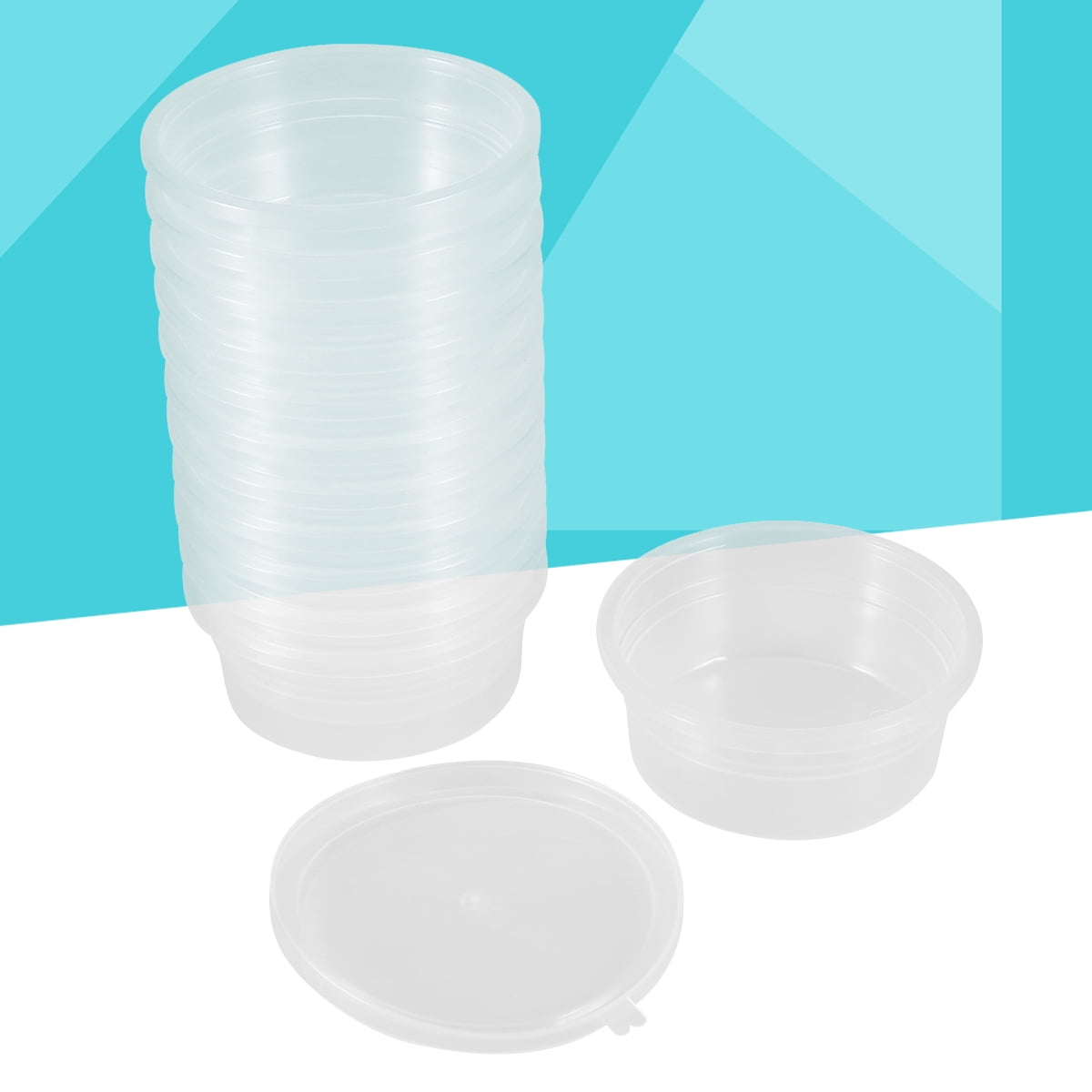 PTOOTP 12Pcs Container Pots with Lids for Small Items and Clay Storage ...