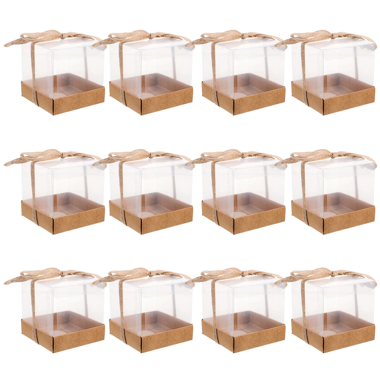 PTOOTP 12Pcs Transparent PET Candy Containers for Family and Friends ...