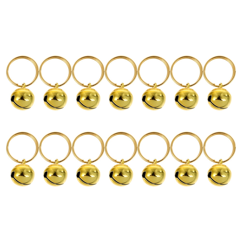 PTOOTP Pet Bell Bell Copper Golden 14 Pcs - Walmart.com