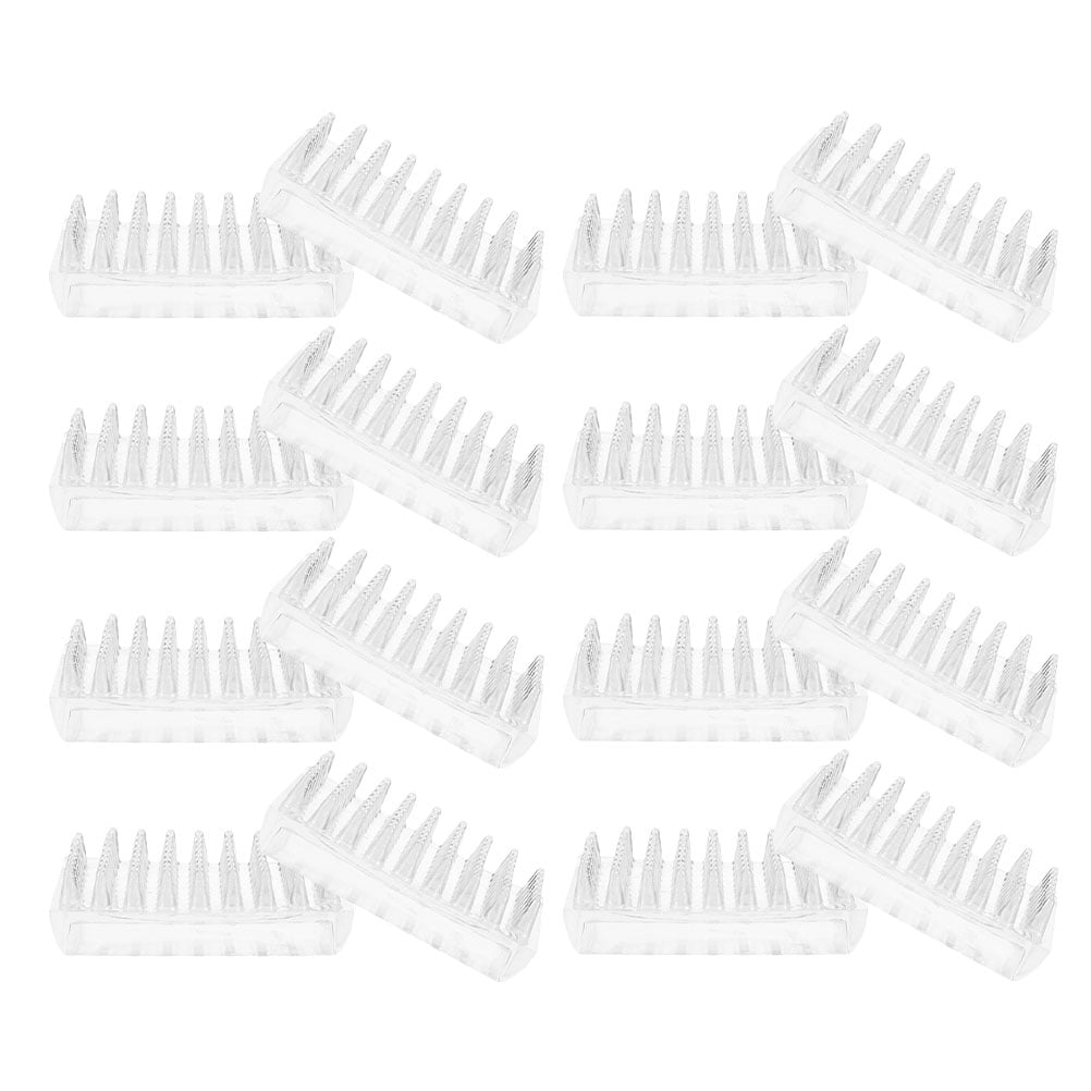 PTOOTP 16Pack Furniture Feet Floor Protectors Transparent Square Caster ...