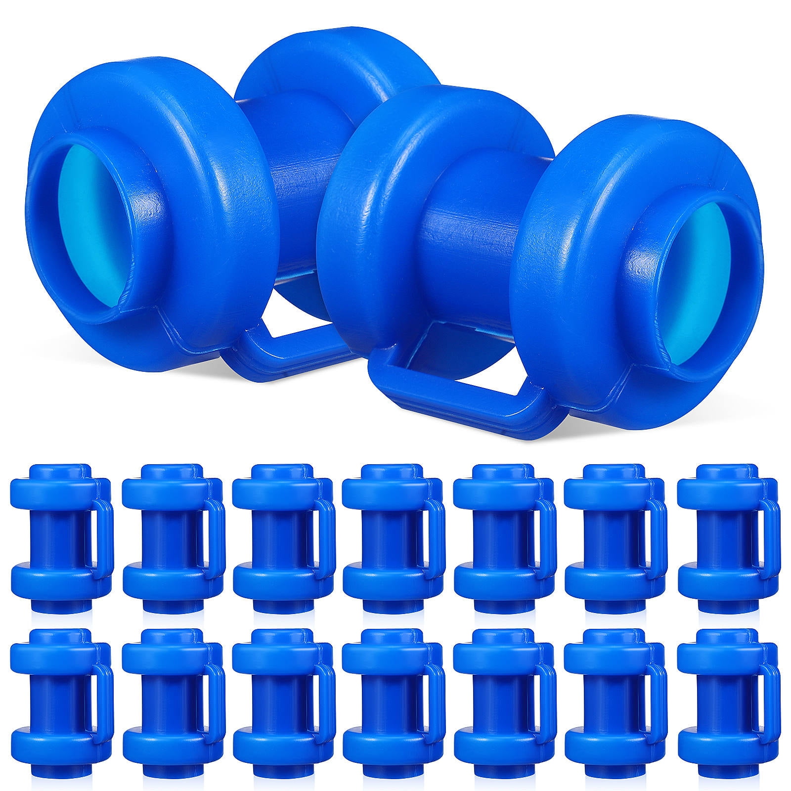 PTOOTP 16Pack Trampoline Pole Cap Simple Style ABS Material for Fixing ...