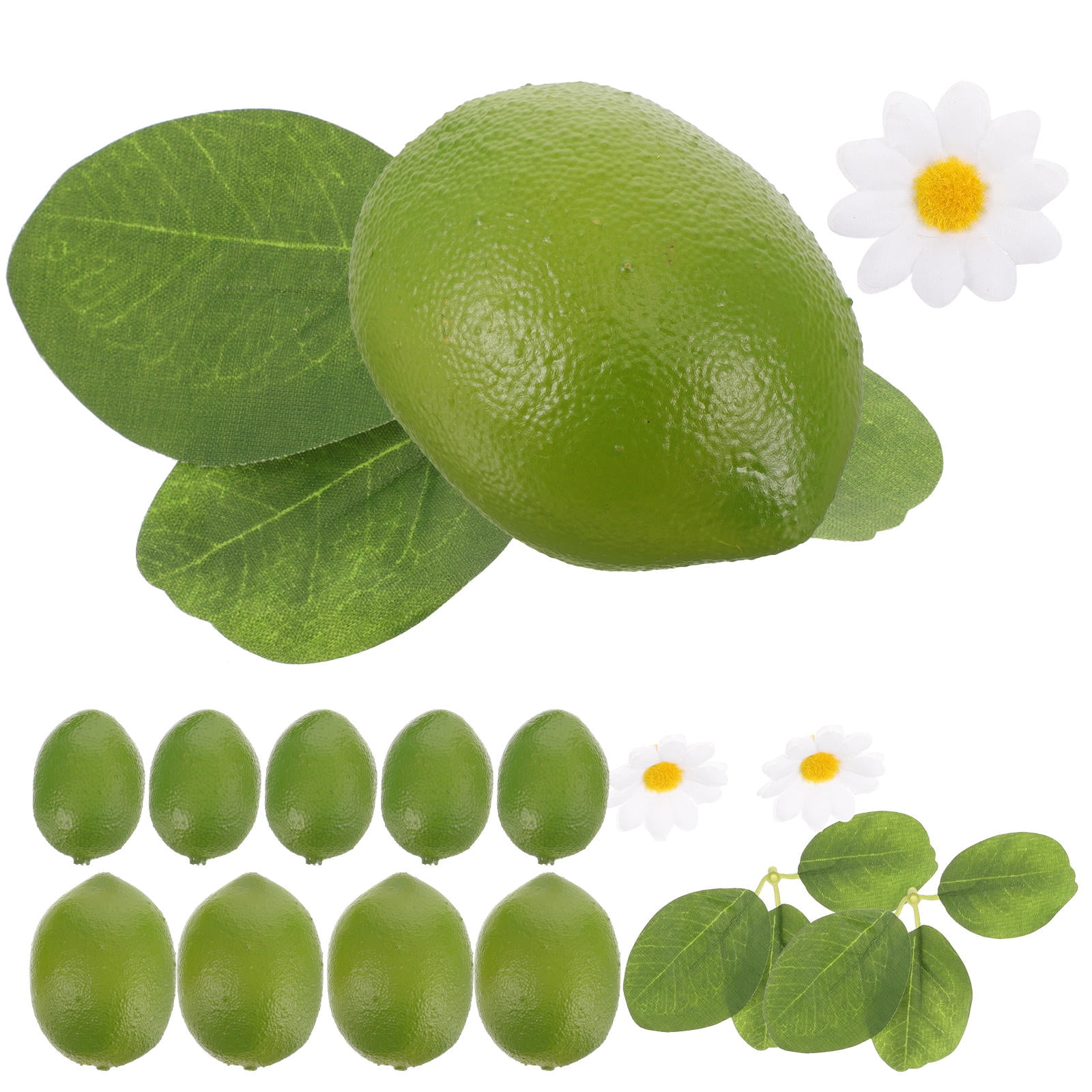 PTOOTP 18 Artificial Lemons Realistic Appearance Slice Shape For Fruit ...