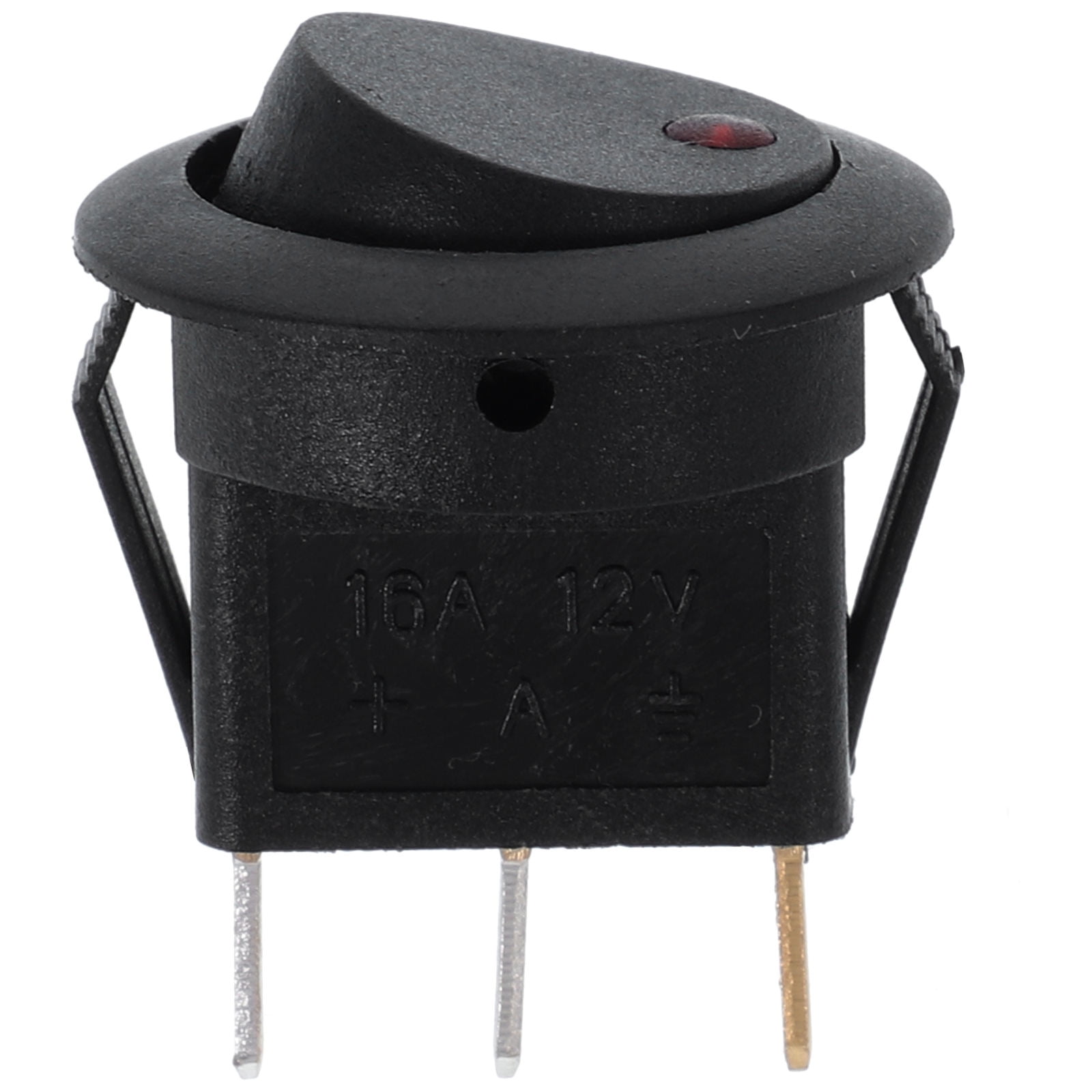 PTOOTP 1Pack Abs Plastic Spst Switch 12V 16A For Car And Boat ...