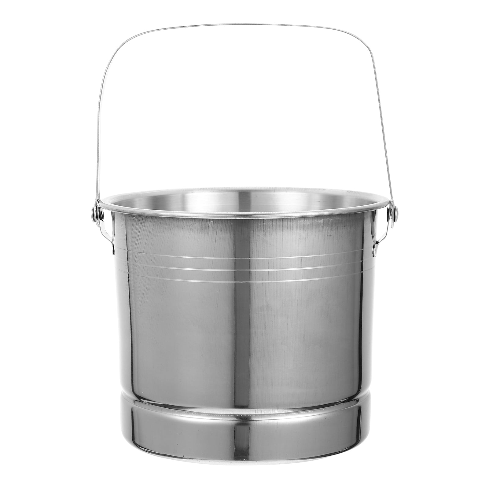 PTOOTP Commercial Ice Bucket Stainless Steel Holds Ice and Objects Well ...