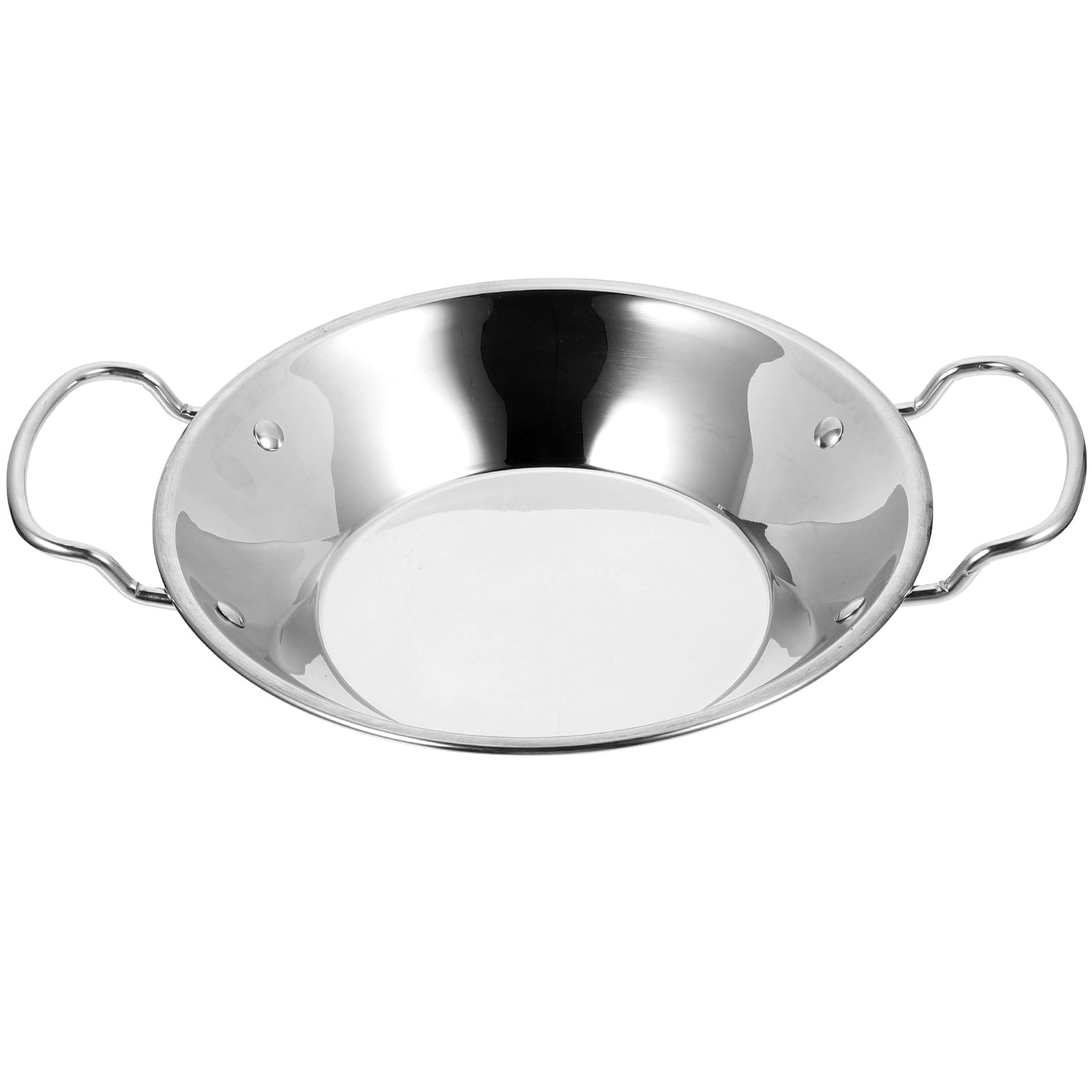 PTOOTP 1Pack Cooking Pan Stainless Steel with NonMagnetic and Heat ...