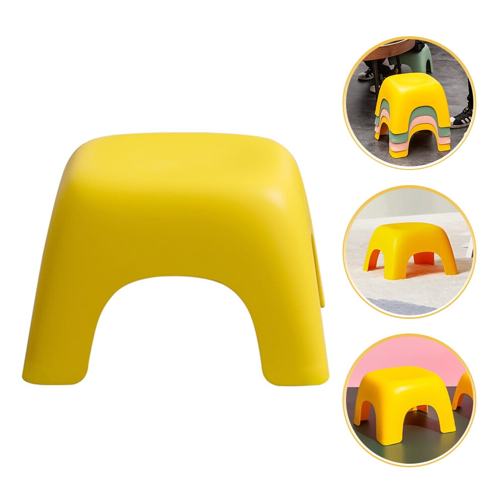 PTOOTP Load Bearing Child Step Stool Non-Skid Plastic Kids Step Stool ...