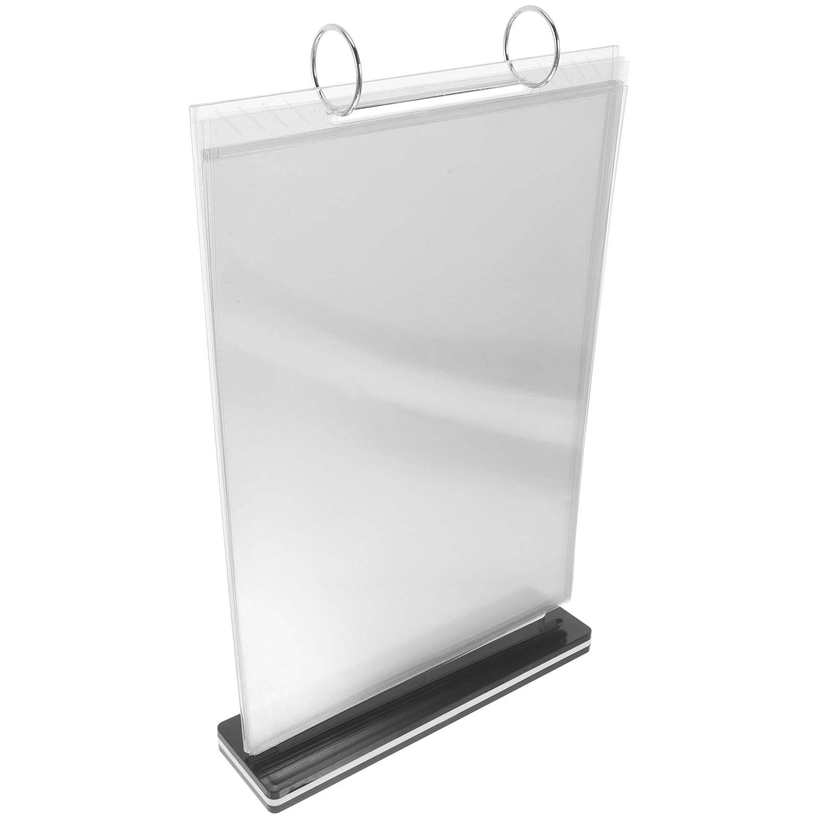 PTOOTP Clear Acrylic Menu Stand Durable Multi-Page Flip Display for ...
