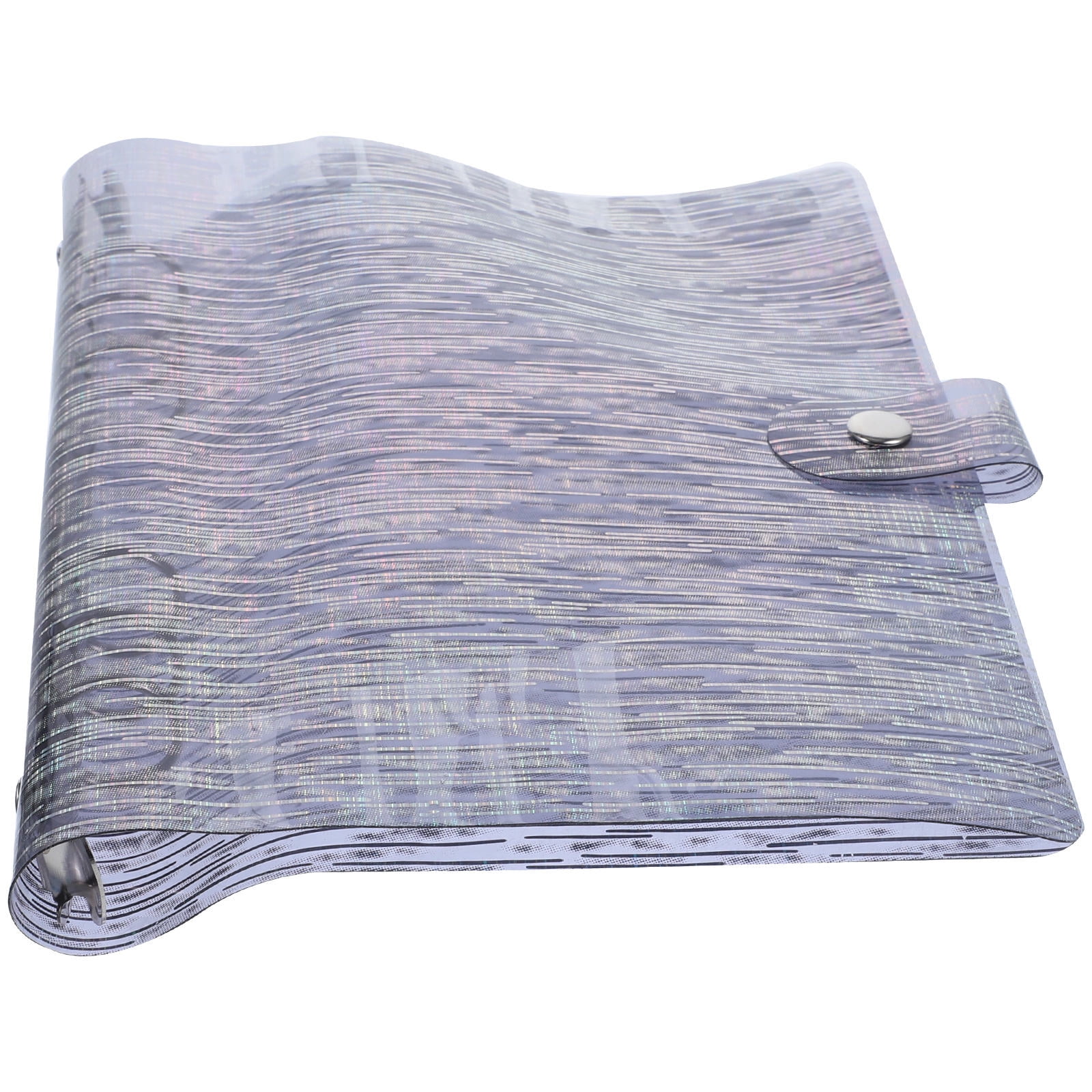 PTOOTP A5 Black PVC Binder Protective Cover for Office and School Use ...