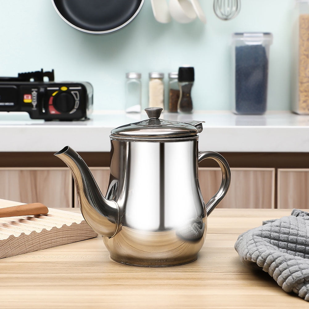 PTOOTP 1Pack Oil Dispenser For Kitchen Stainless Steel Oil Kettle With ...