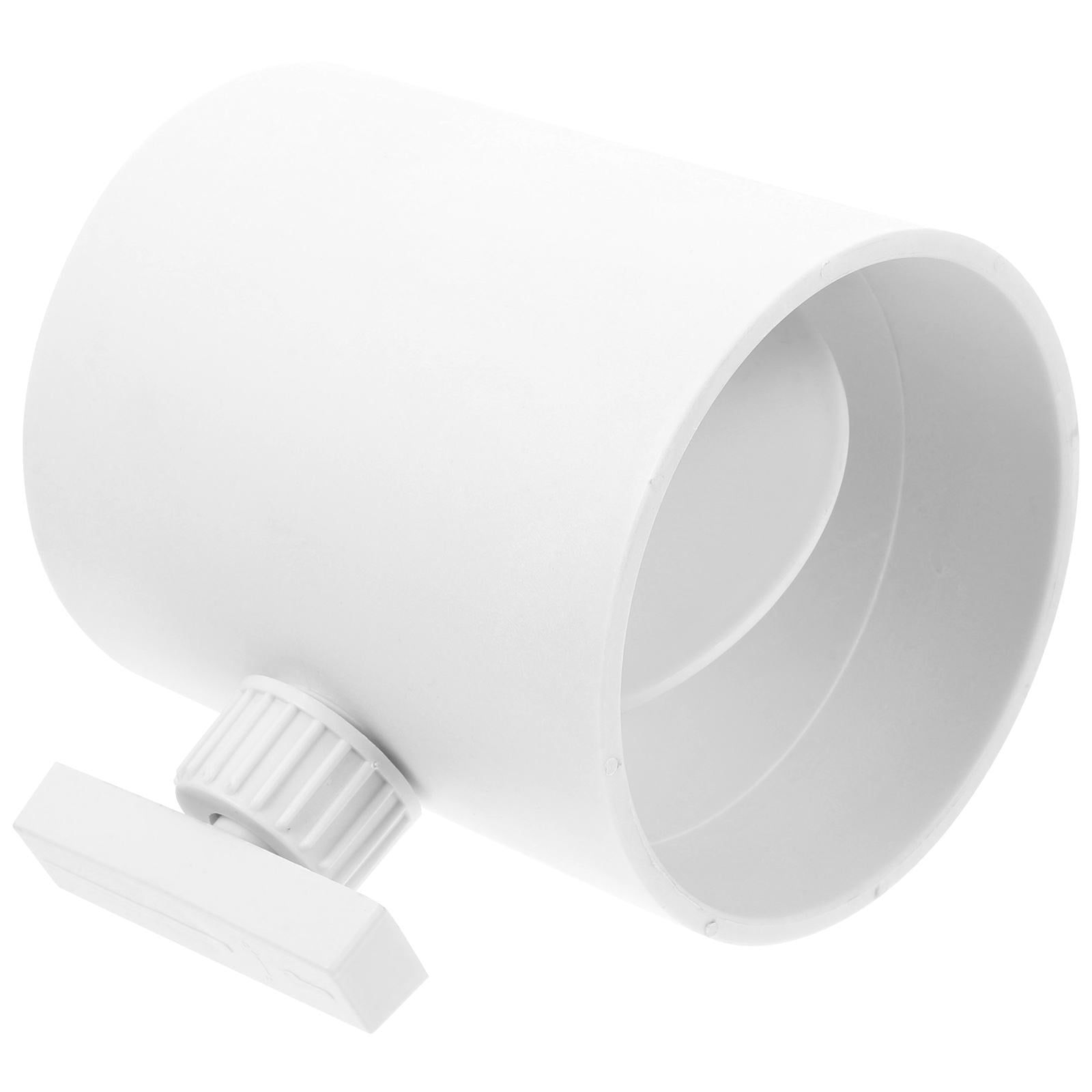 PTOOTP 1 Pack PVC Duct Damper 16x14x12 cm White Control for Residential ...