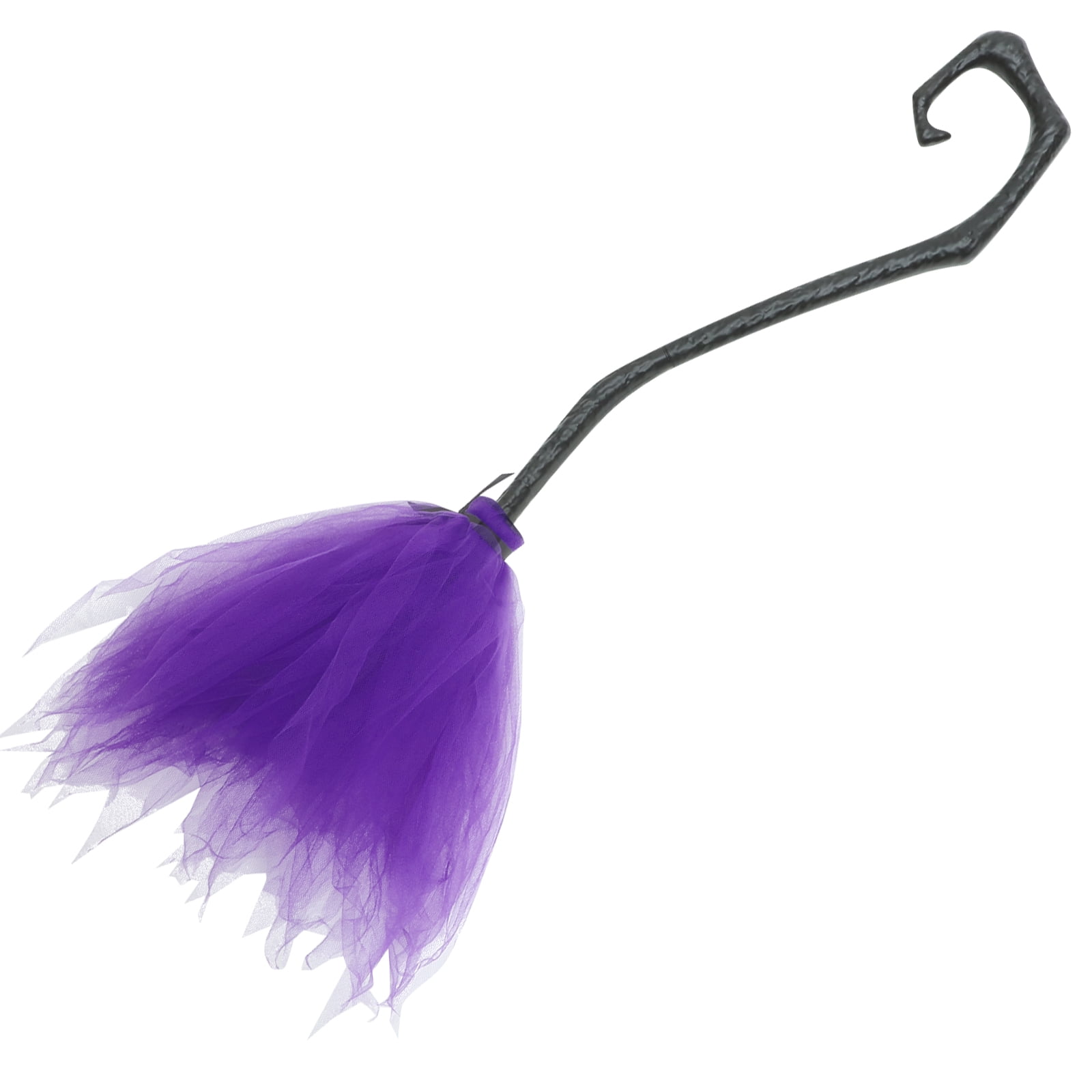 PTOOTP 1Pack Purple Plastic Broom Shape Decorative Prop for Parties ...