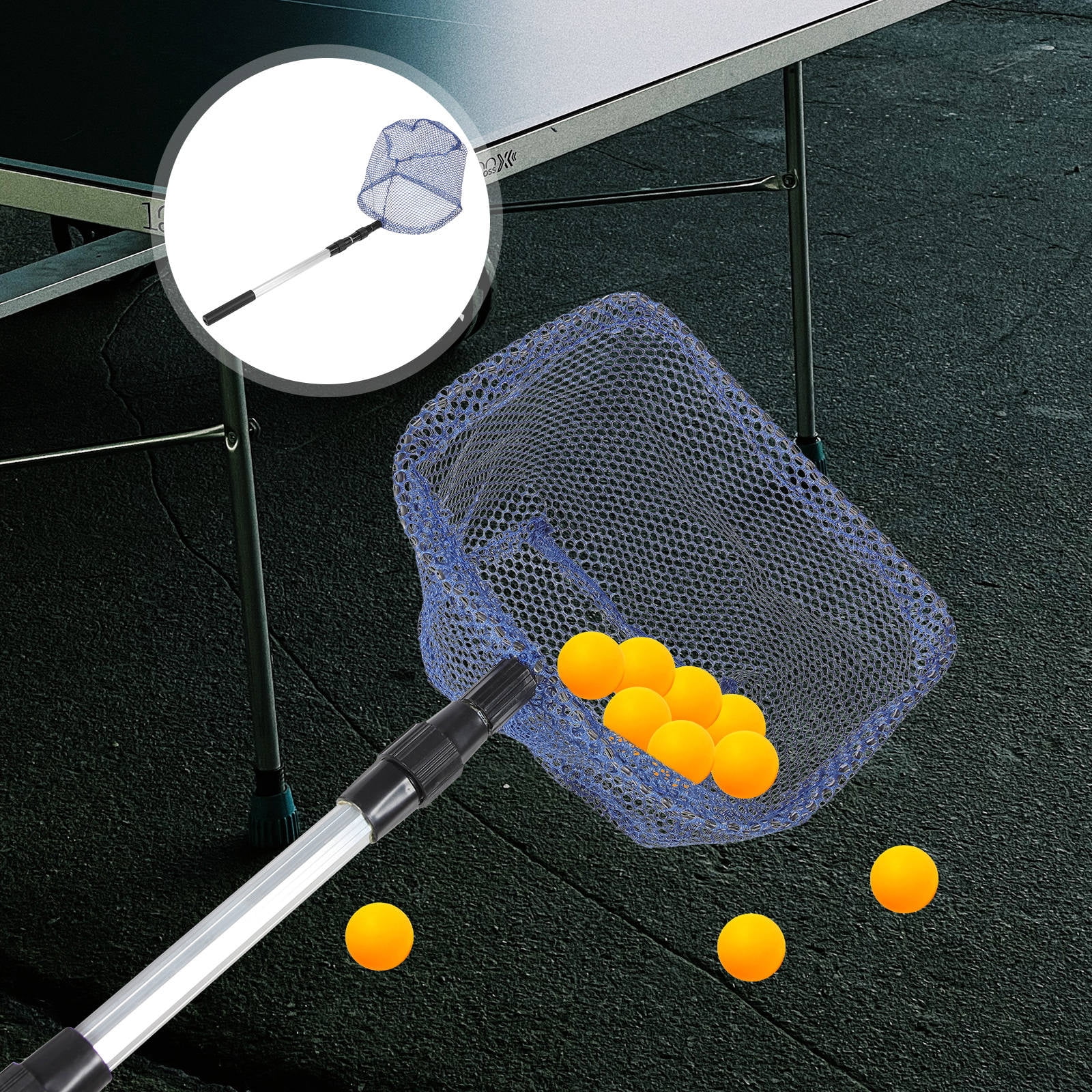 PTOOTP Tennis Ball Picker Blue Adjustable Durable for Pet Use ...