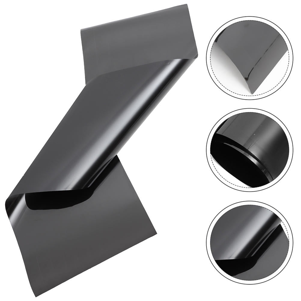 PTOOTP Blackout Window Film Anti Glare Sun Blocking Reusable Lightproof ...