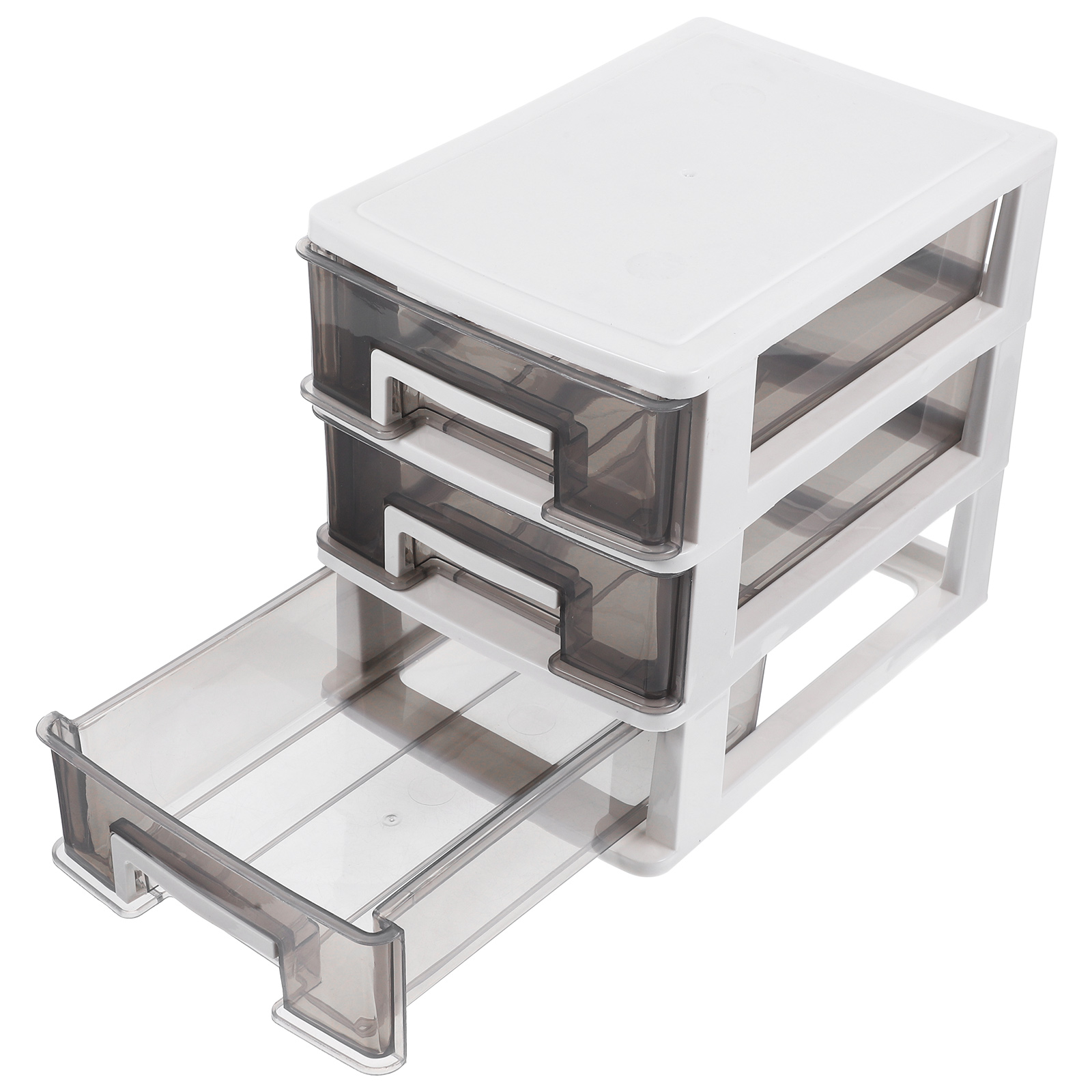 PTOOTP PP Grey Desktop Organizer Multi-Layer Storage Box for Kitchen ...