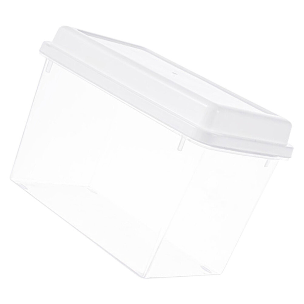 PTOOTP Transparent Kitchen Organizer PP Bread Box for Fridge Dustproof ...