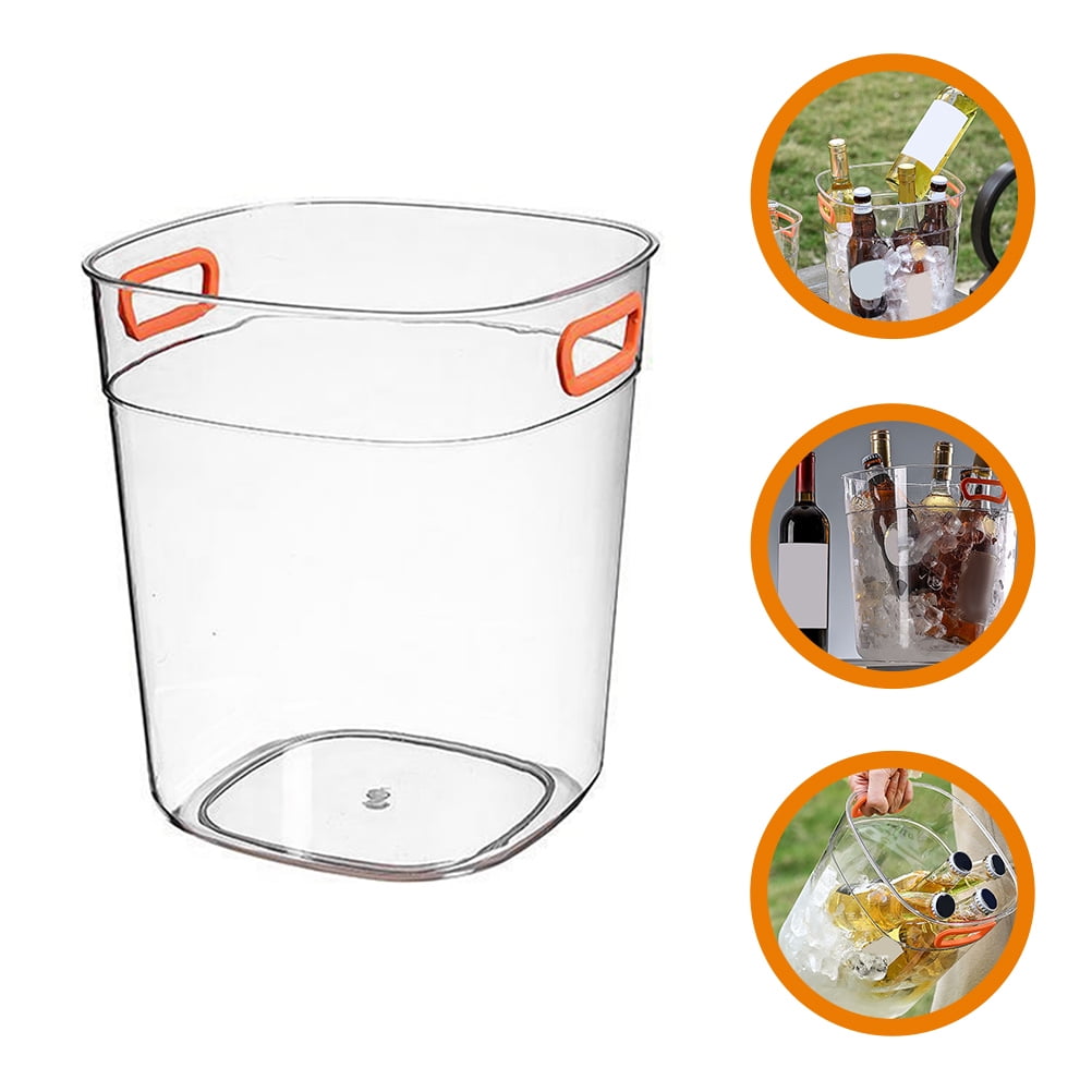 PTOOTP 1Pcs Ice Cube Bucket Ice Bucket for Parties in Transparent ...